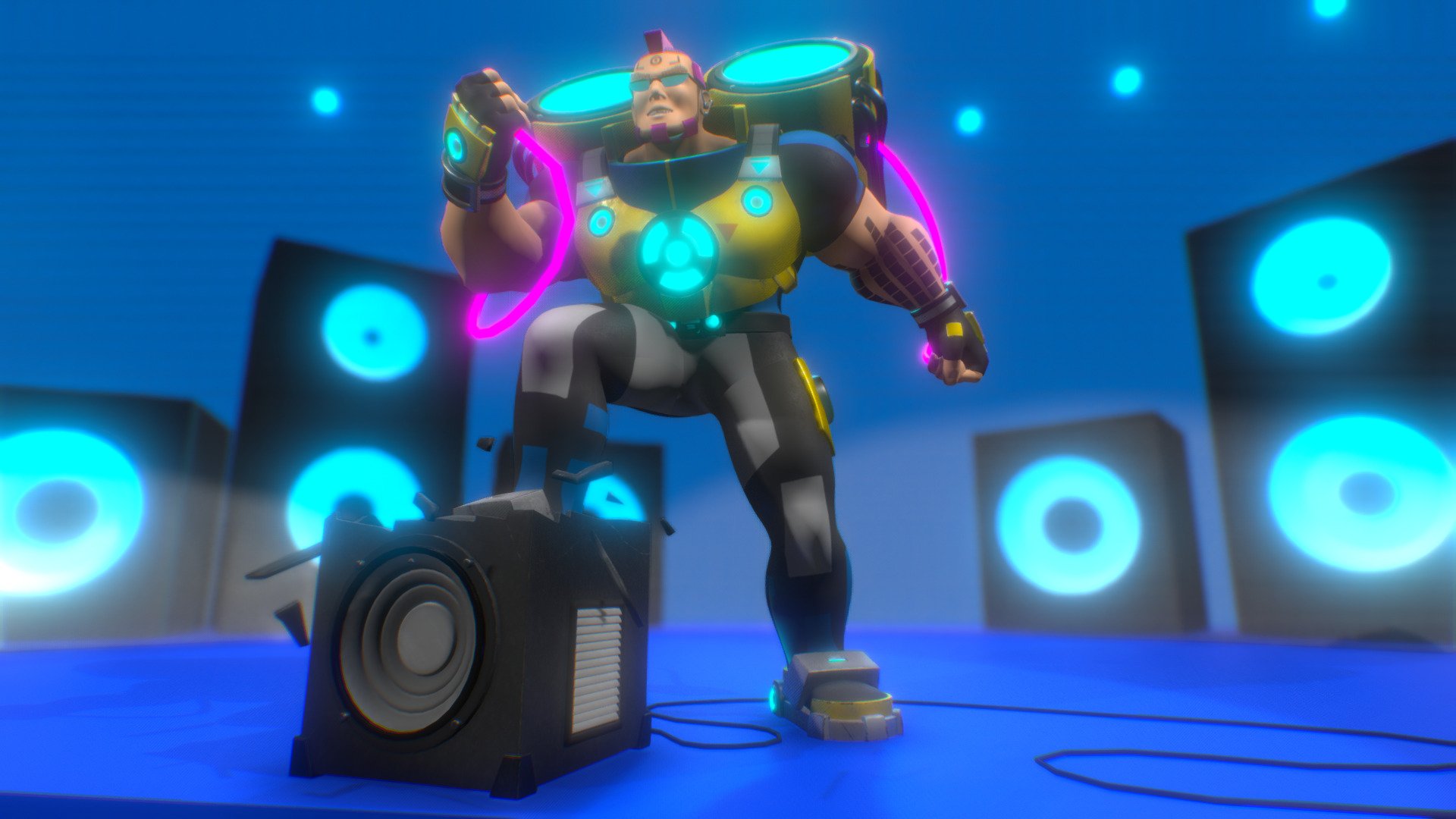 Bass Cannon - 3D model by PostDynamic_Tide (@Post_3d) [d525743] - Sketchfab