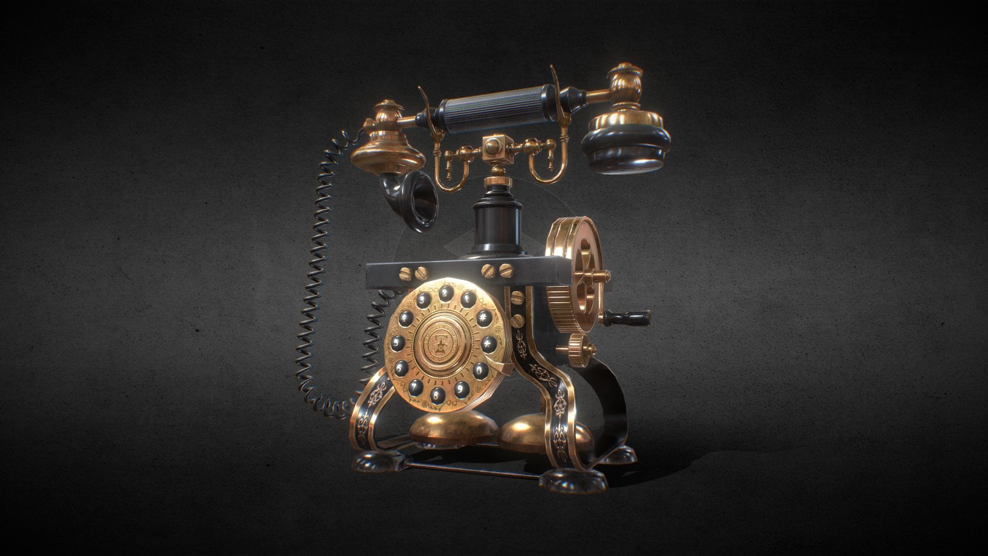 Classic Phone - 3D model by HSU, CHE-CHENG (@user46972) [d525c6a ...