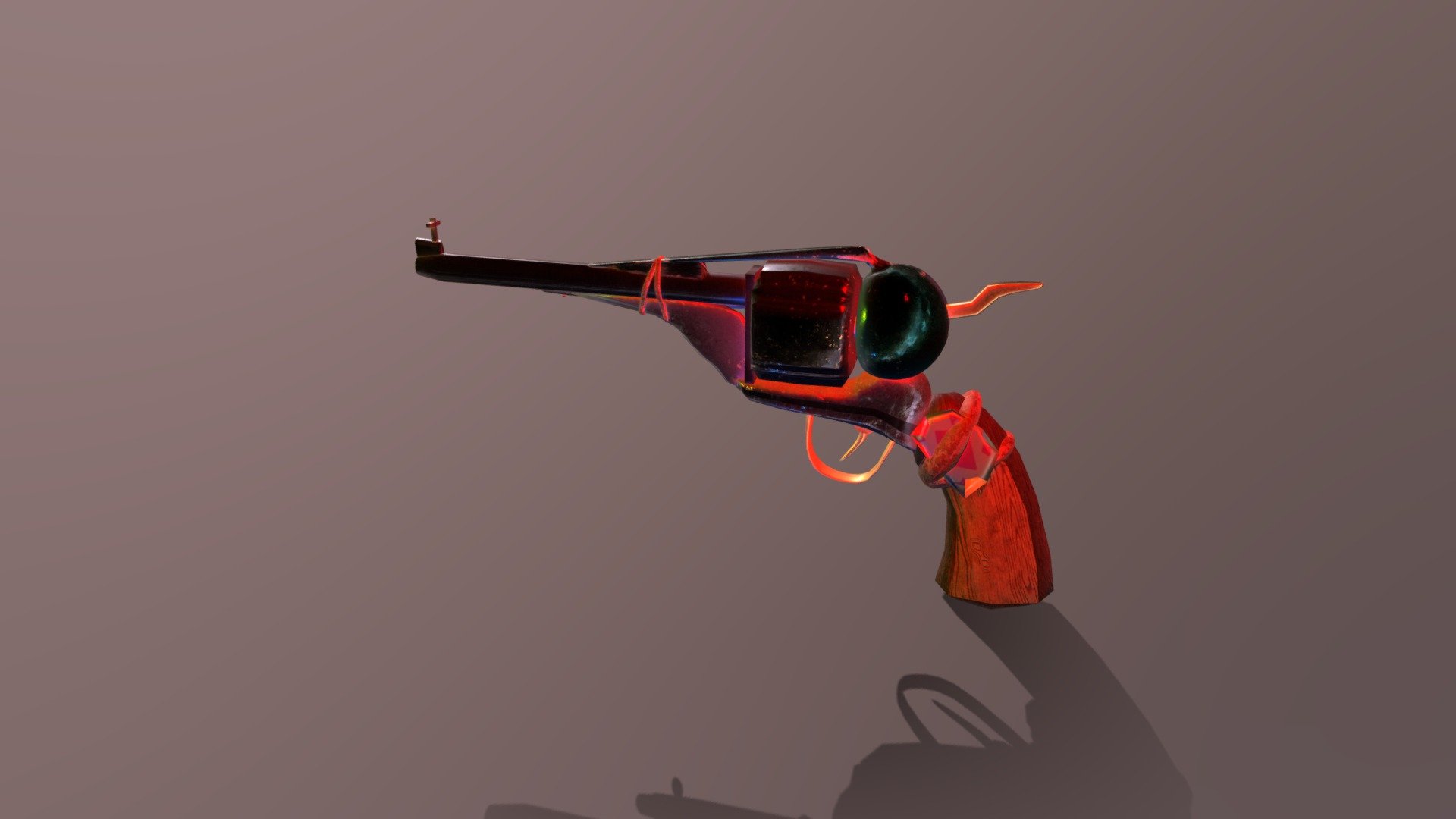 Diamond Aces Silver Shooting Sixer - 3D model by NewtEmporer [d525e6f ...