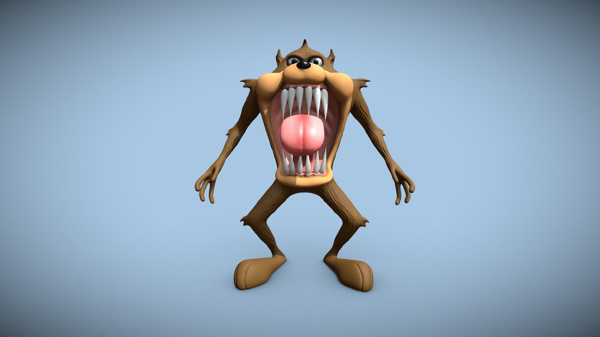 Tazmanian - 3D model by Luciana_Valeriano [d527251] - Sketchfab