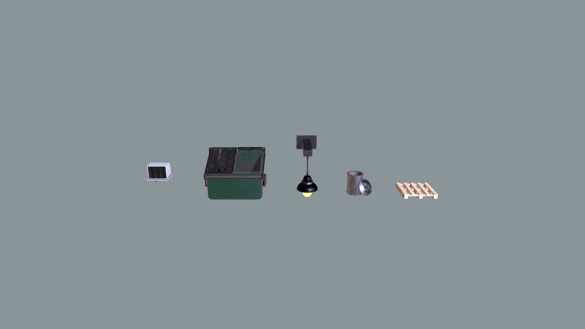 SHADE: Paragon City 3D Props/Assets (Textured) - 3D model by Hazber ...