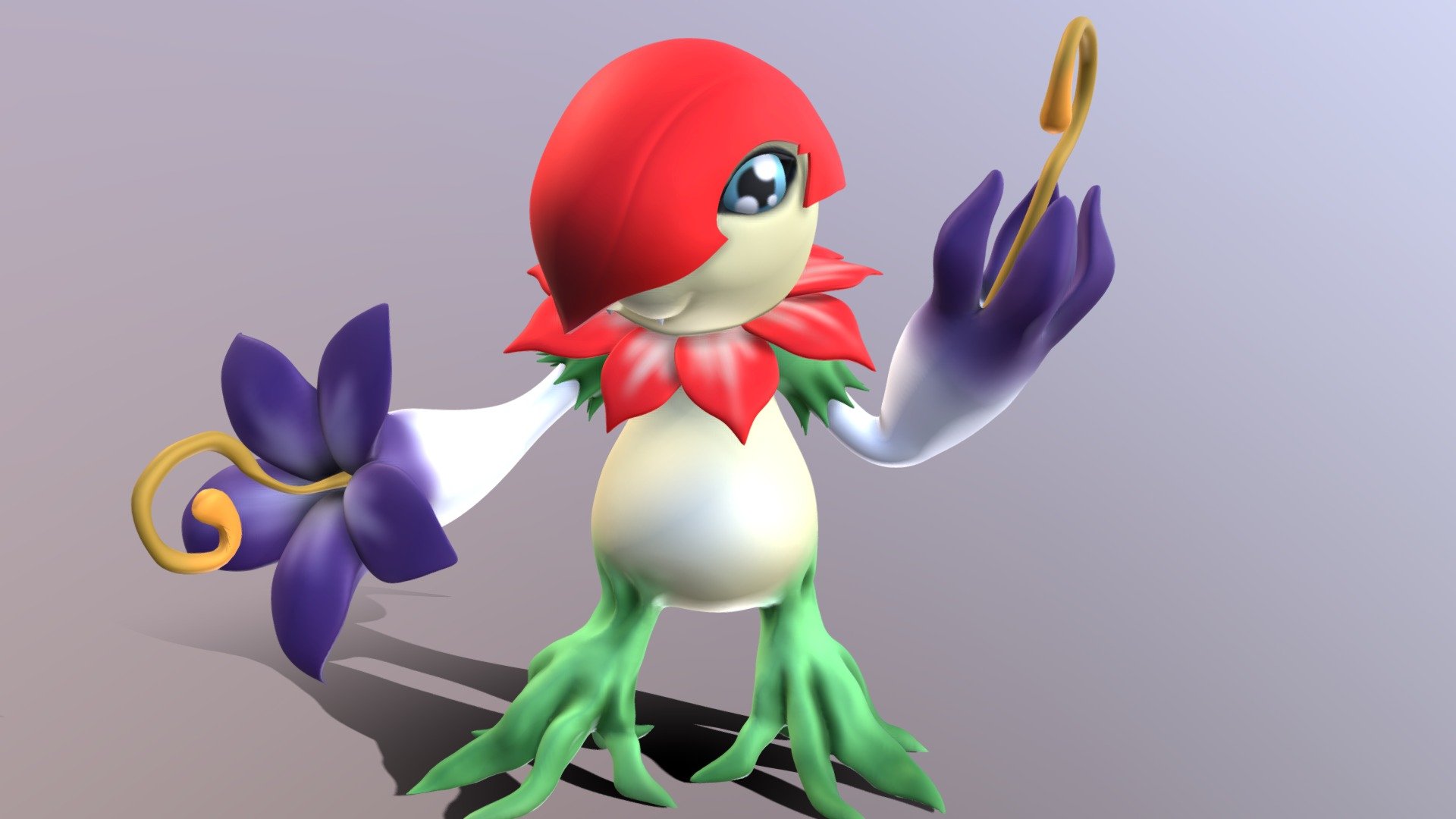 digimon FLORAMON - Download Free 3D model by kishi (@ash.takafumi ...