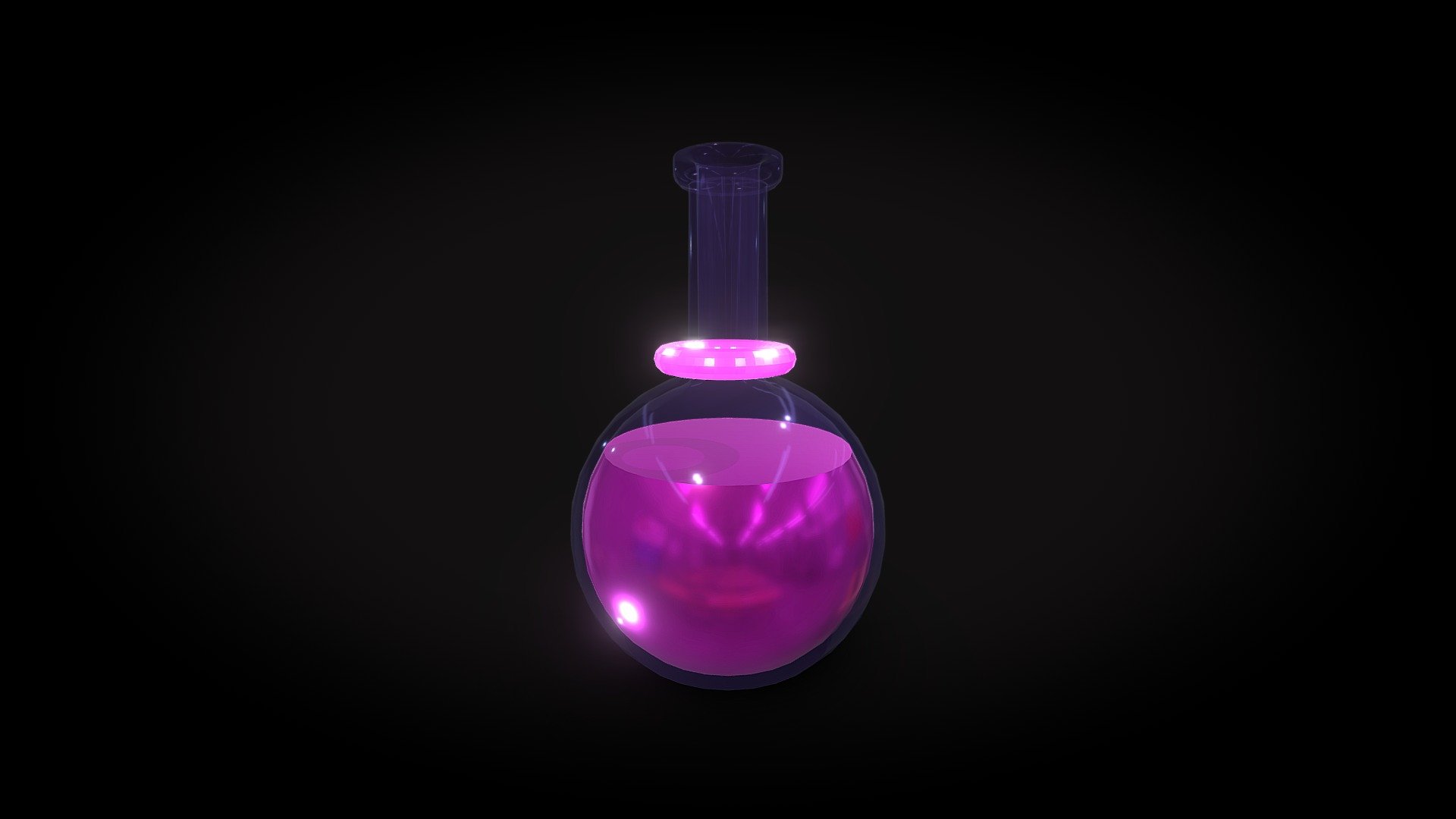 Potion Vial - Download Free 3D model by mahnoorqamar [d529219] - Sketchfab