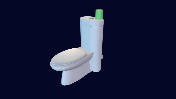 Flush-toilet 3D models - Sketchfab