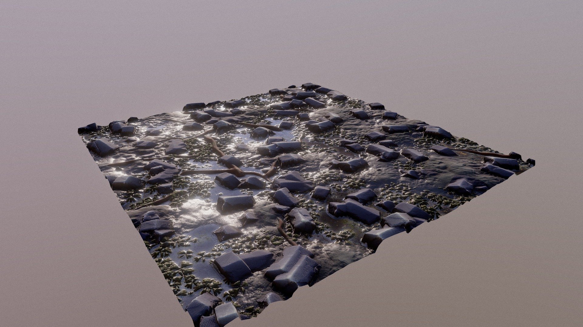 stylized ground - Download Free 3D model by destkbo [d52d041] - Sketchfab