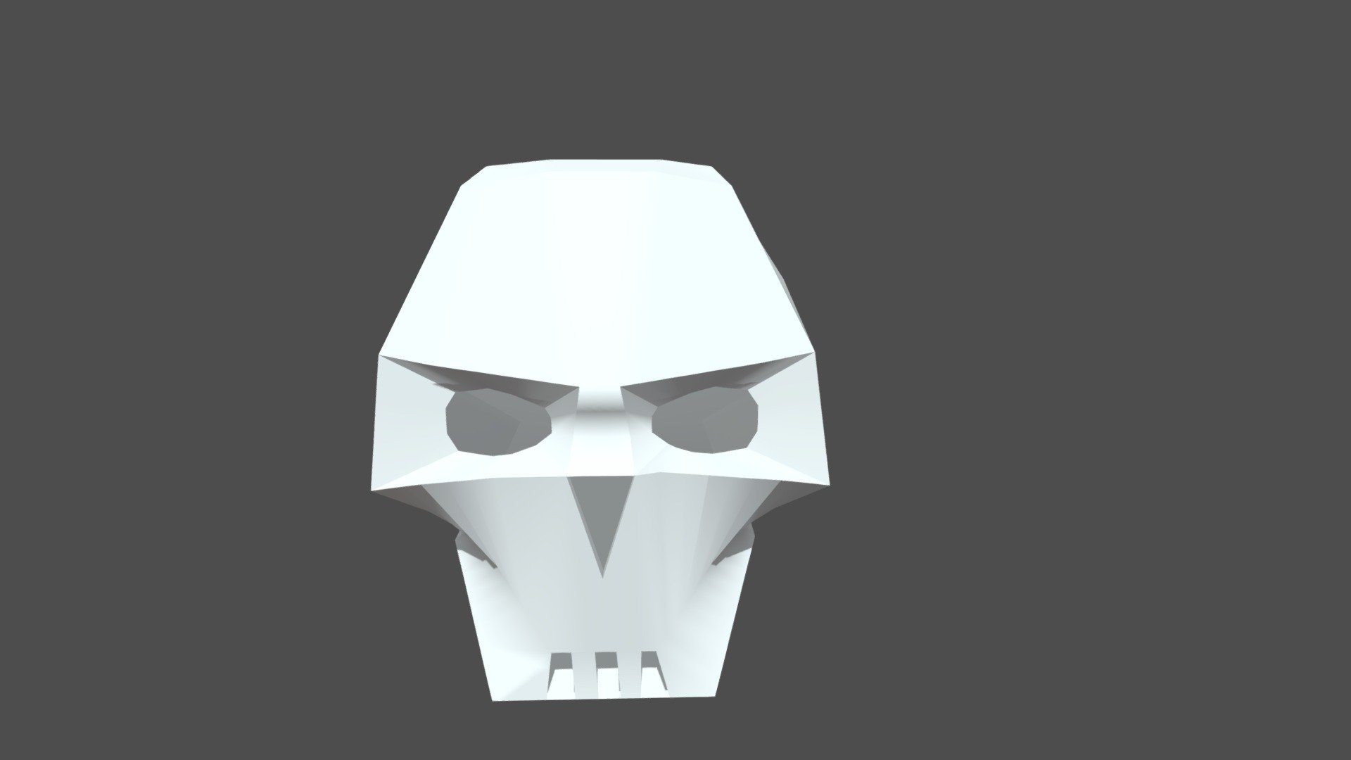 Low Poly 3D Skull - 3D model by LdRivera [d52dc6e] - Sketchfab
