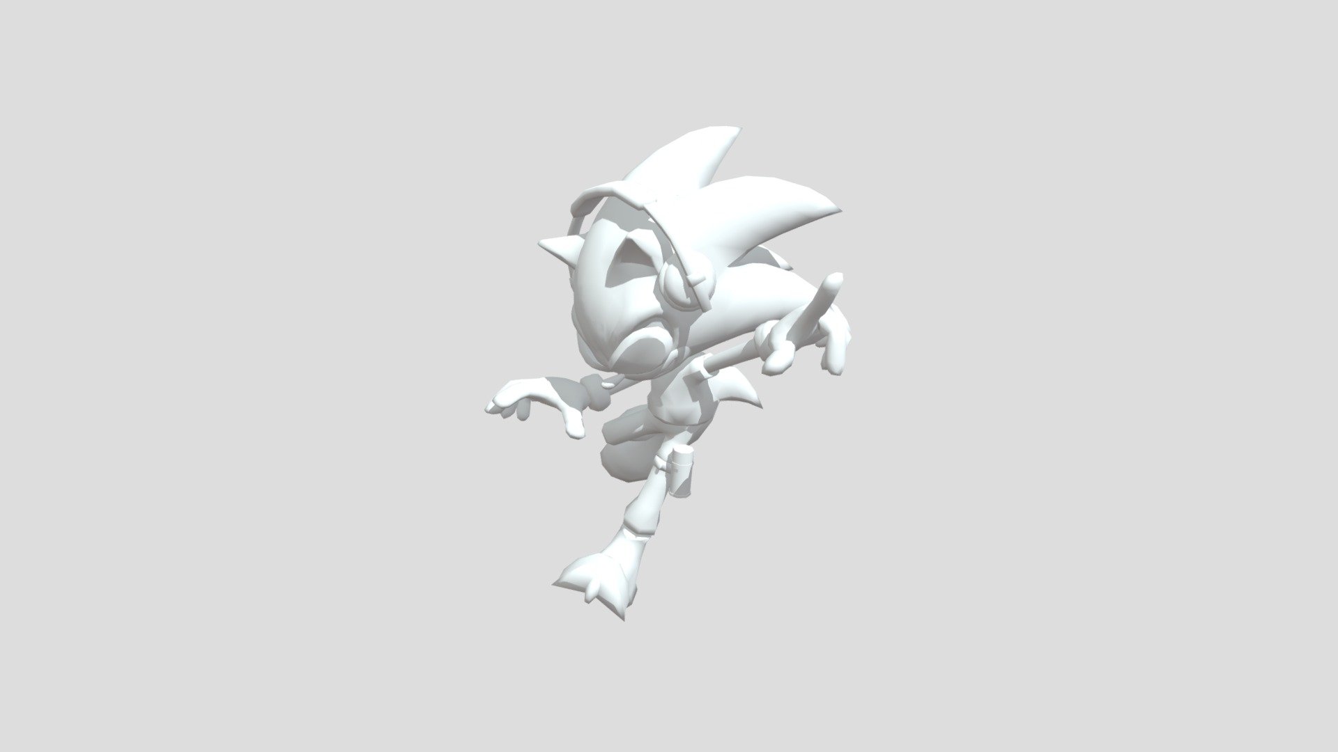 Jet-set-sonic - 3D model by 6009963 [d52e36d] - Sketchfab