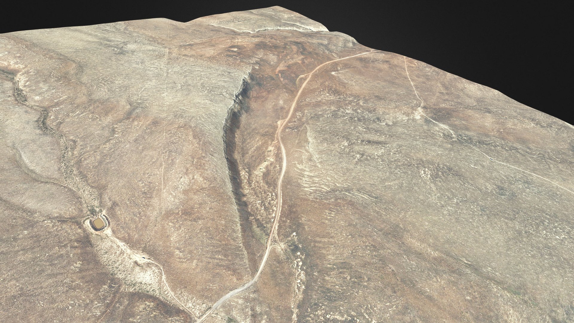 Hopi Lake Shoreline Terraces Buffalo Range Road - Download Free 3D ...