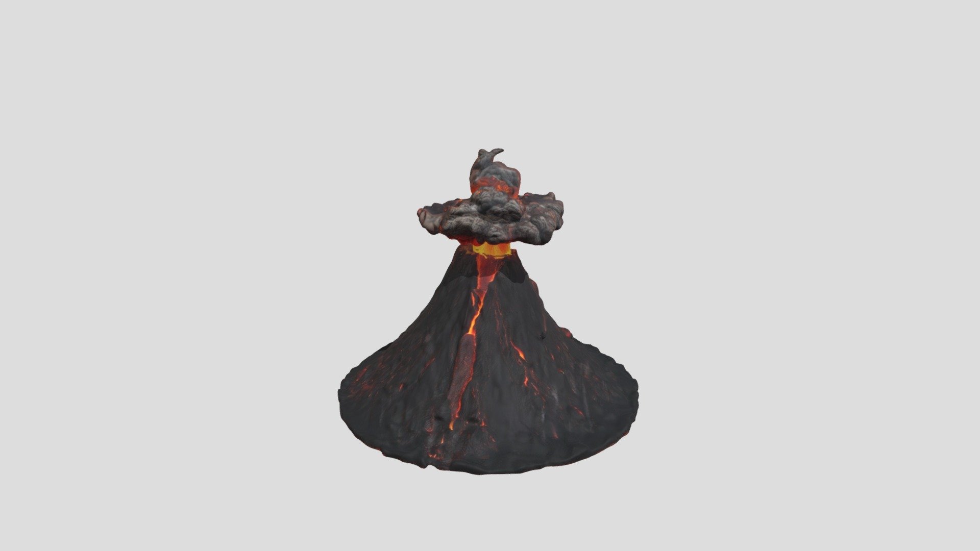 Gunung berapi_by khurun - Download Free 3D model by khurun-nur-khasa ...