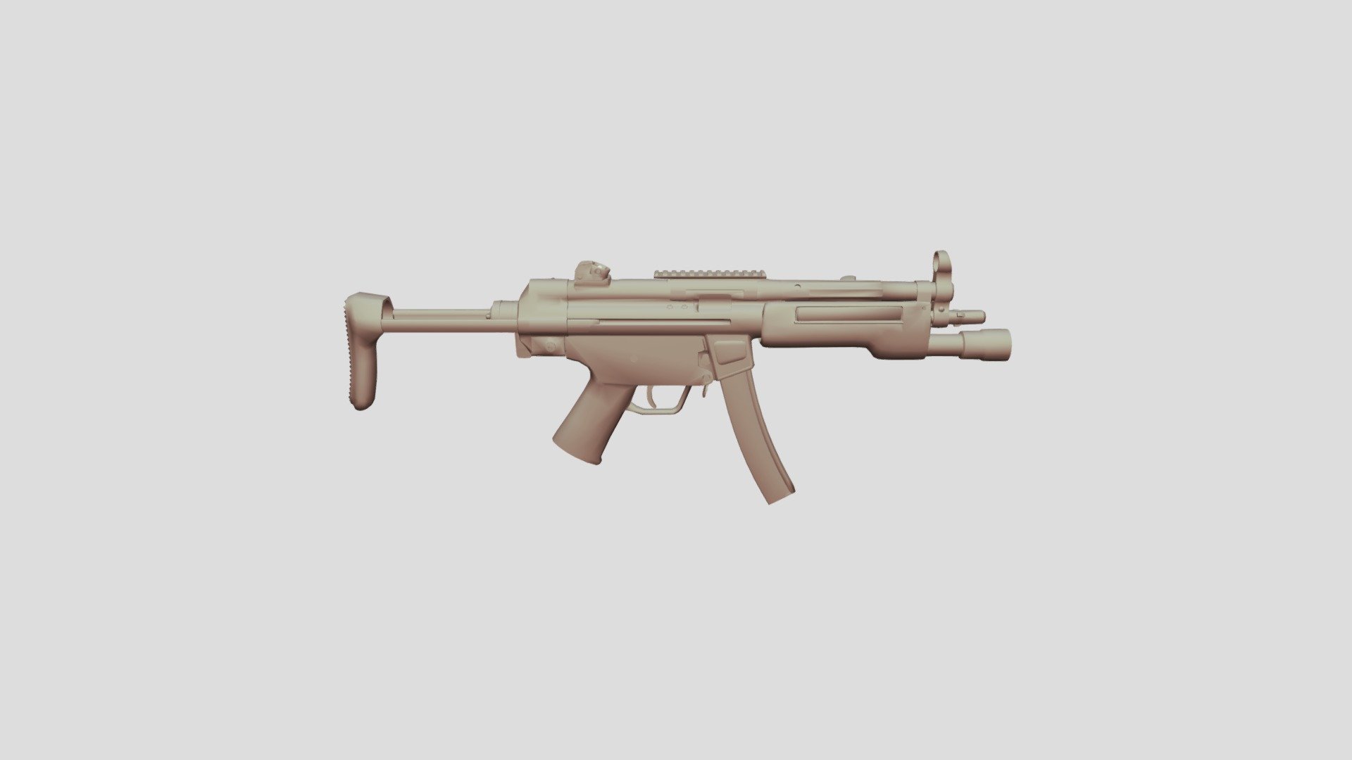 Modern Warfare MP5 - 3D model by brandonciarfello2323 [d531536] - Sketchfab