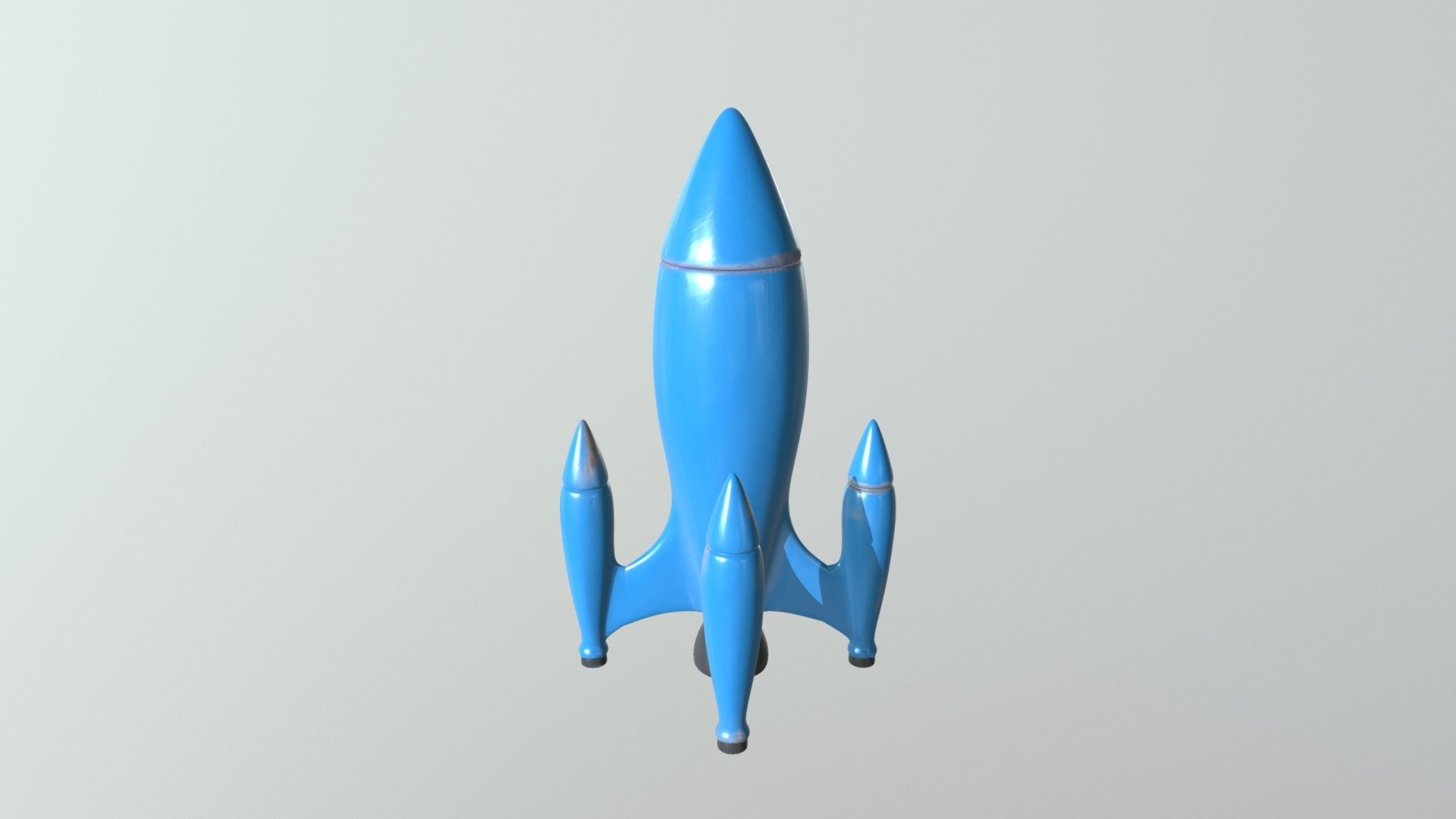 Toy Rocket - 3D model by Fredie_l [d5321b5] - Sketchfab