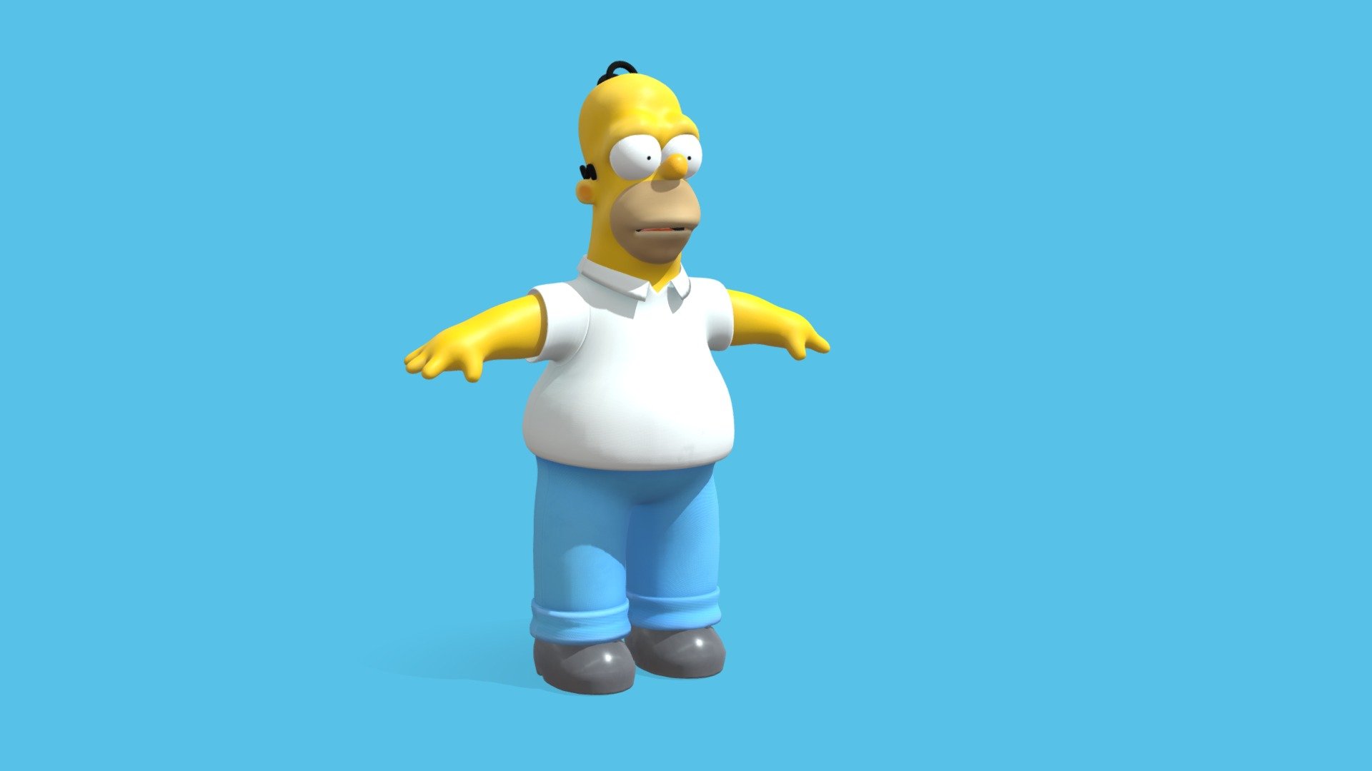 Homer Simpson - 3D model by TryStar [d532821] - Sketchfab