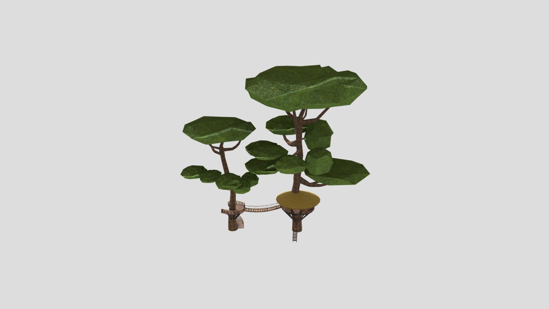 Treehouse - 3D model by Mordie (@csonkavilu) [d53383e] - Sketchfab