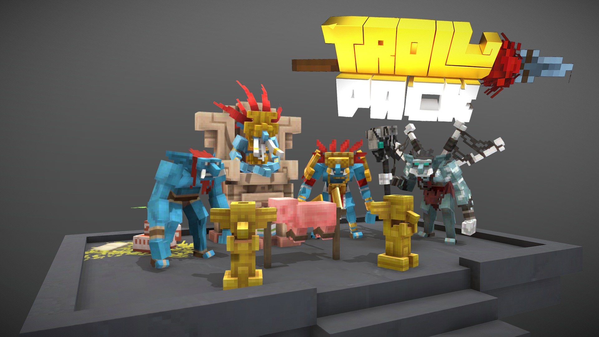 Troll Pack - 3D model by littleroom [d5358b3] - Sketchfab