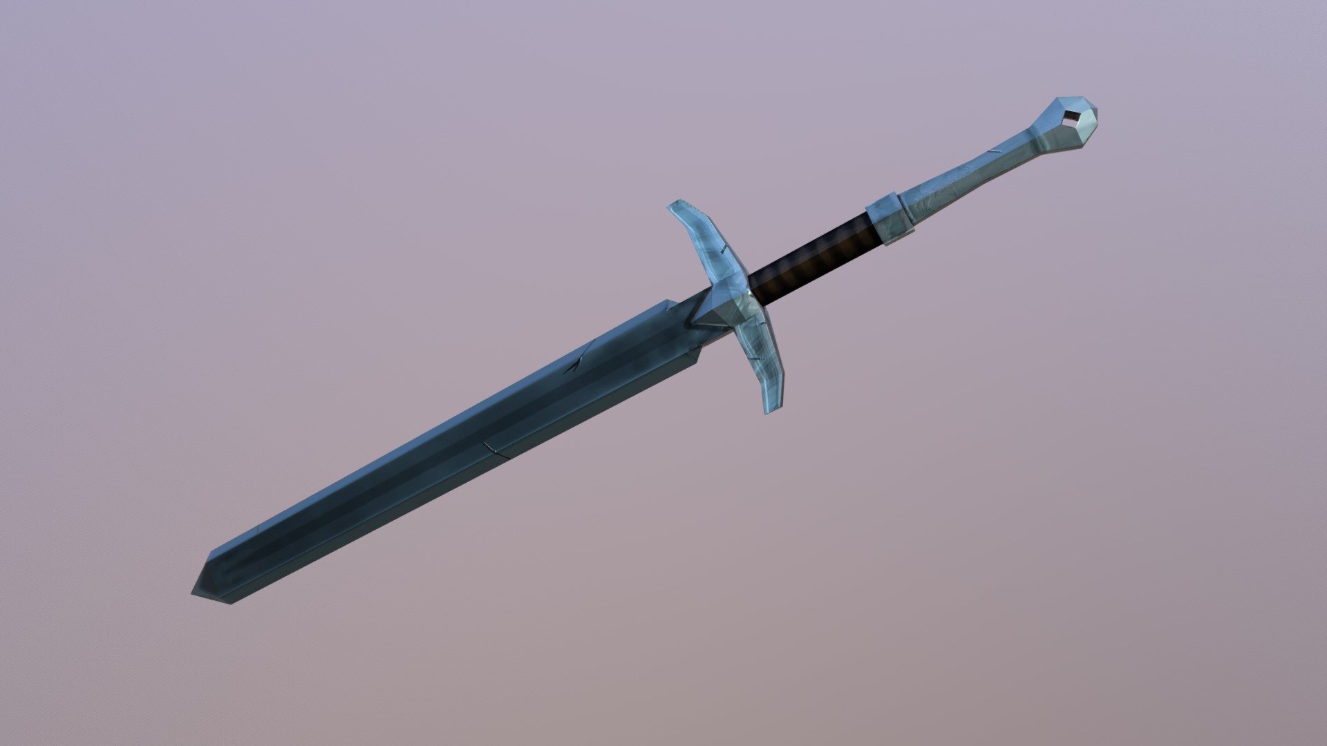 Low Poly Longsword - Download Free 3D model by Turstrigo [d5375c5 ...