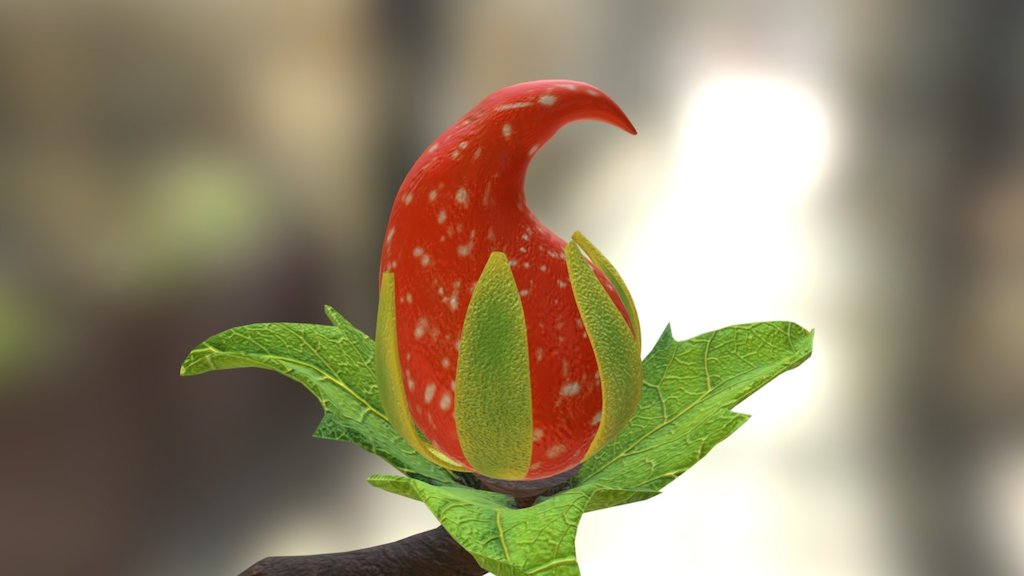 ALIEN FRUIT - 3D model by vishnuvardhaa [d5383f8] - Sketchfab