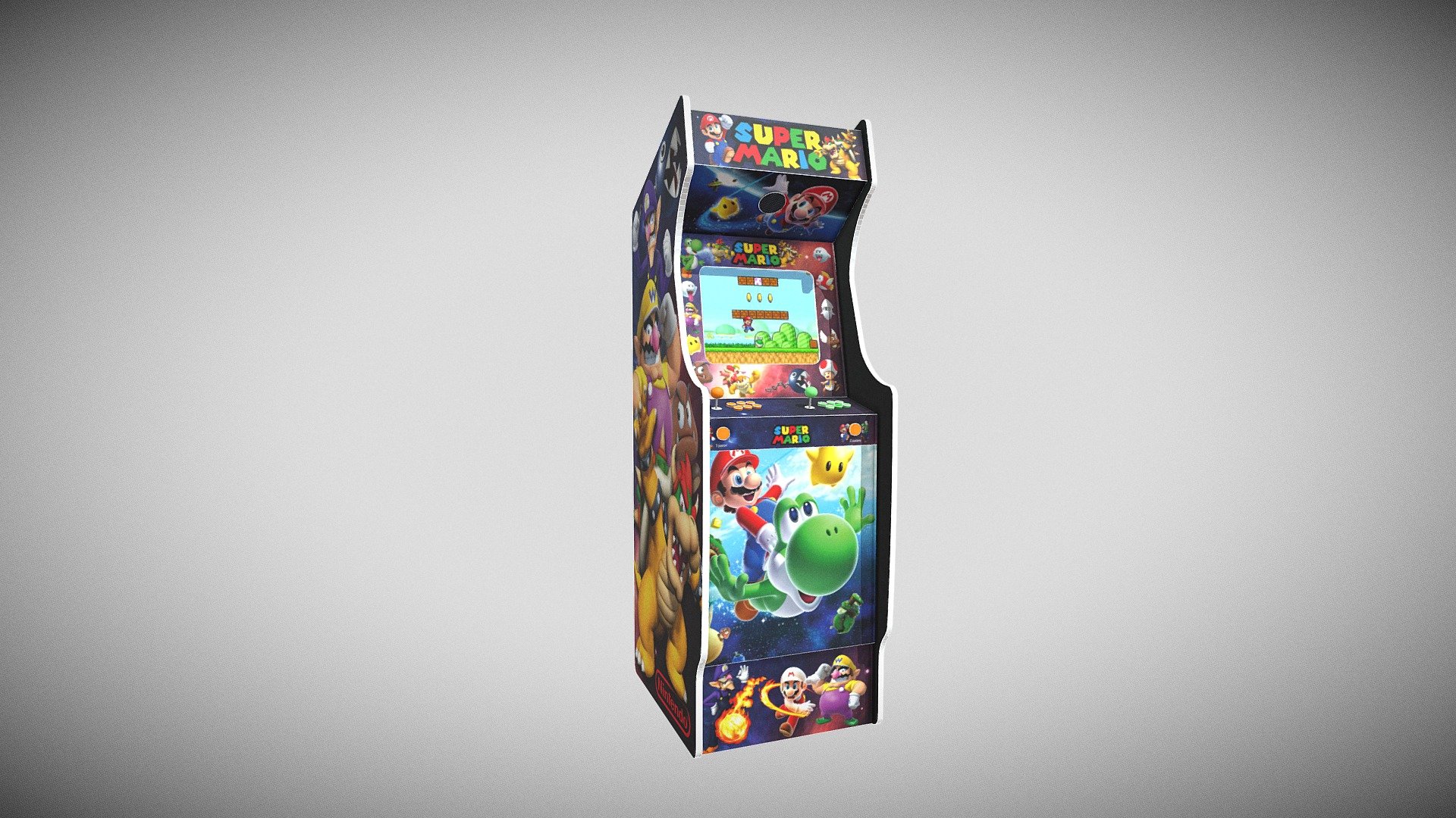 SUPER MARIO ARCADE MANIAC - 3D model by AGENCE5MAJEUR [d538485] - Sketchfab