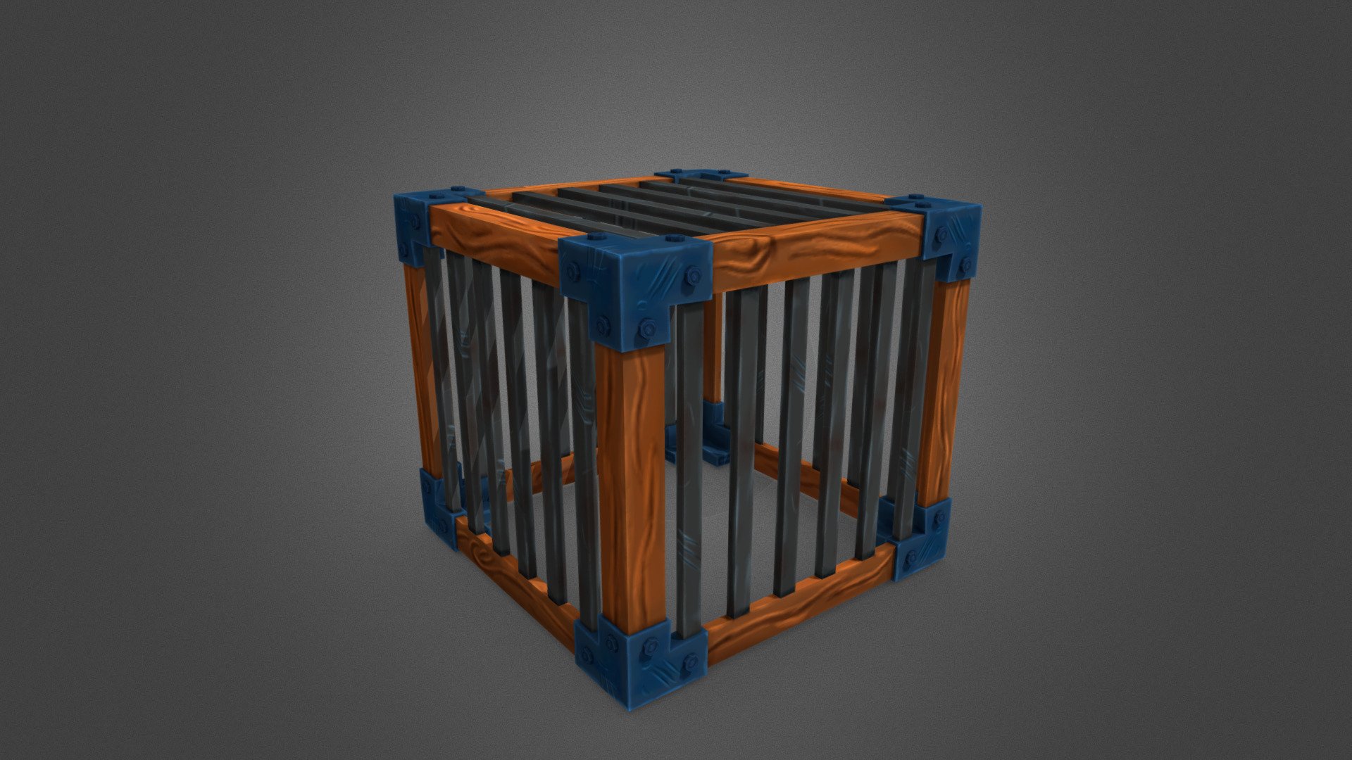 Stylized Cage - 3D model by Ronme Moreira (@Ronme.Moreira) [d538b7c ...