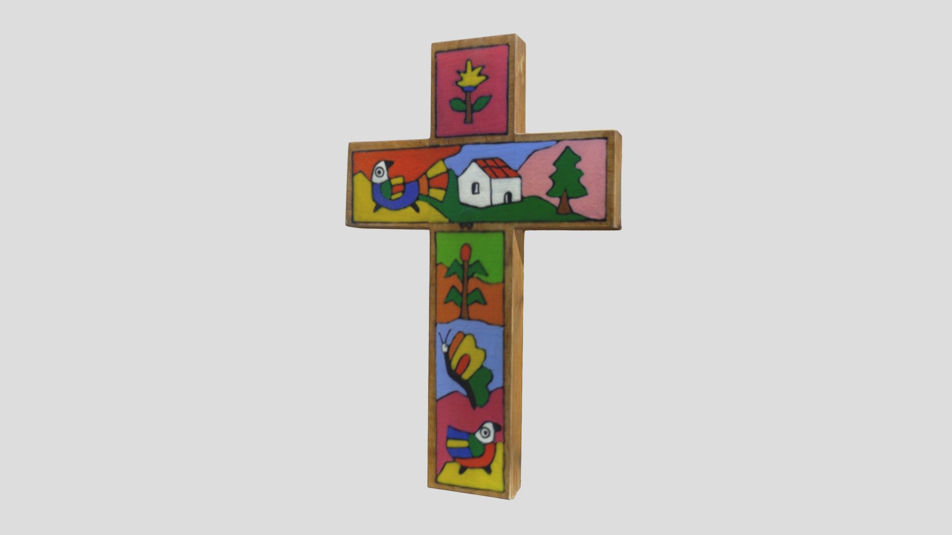 Salvadorean crucifix - 3D model by Aberdeen City Libraries ...