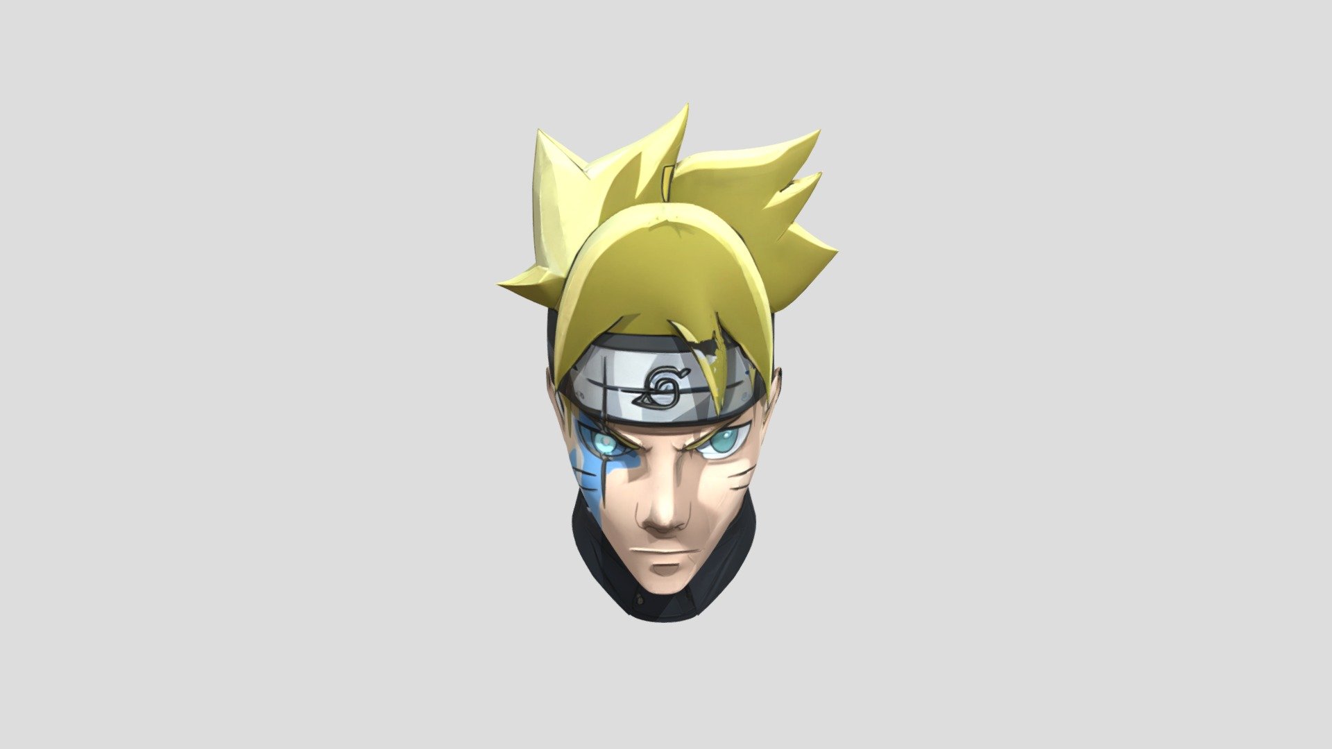 Boruto Uzumaki Head Portrait - Download Free 3D model by ...