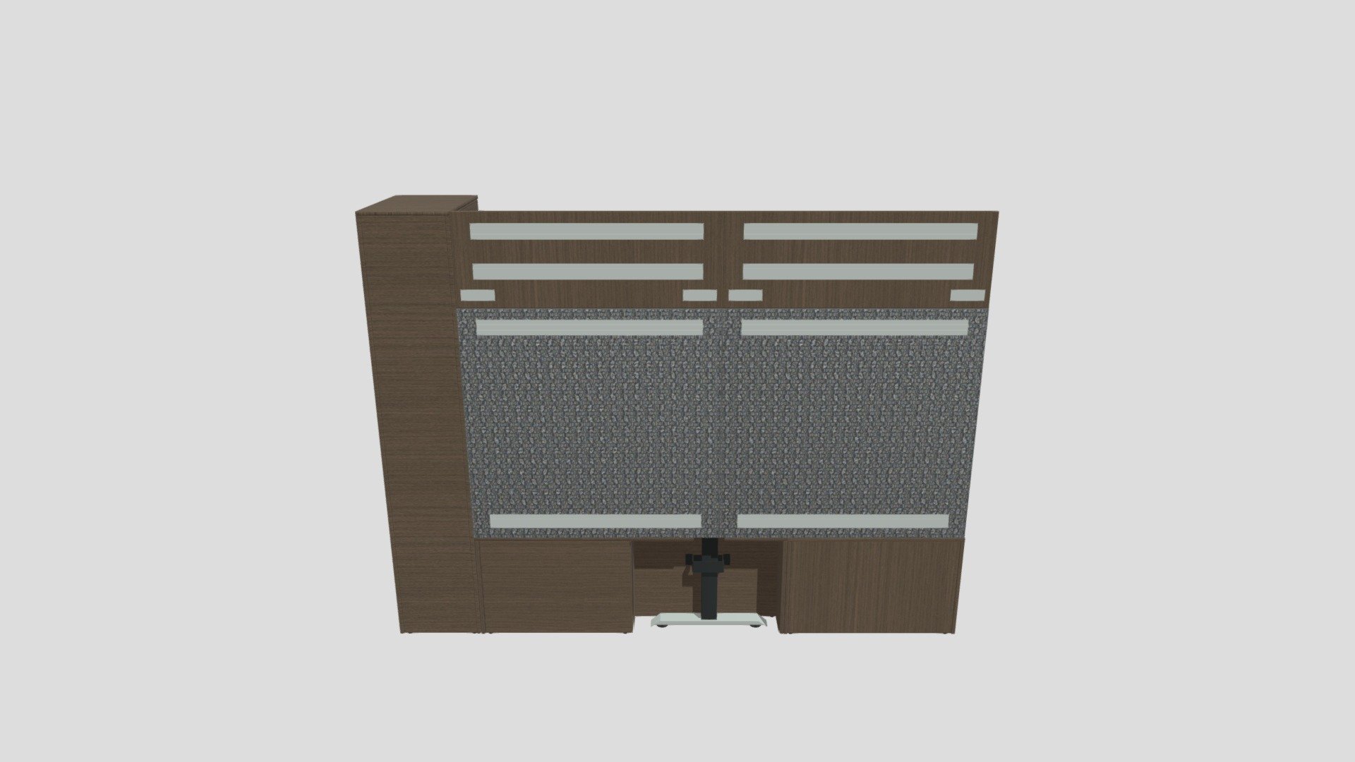 Titans Admin Office Executive Desk Typical - 3D model by ccrawford ...