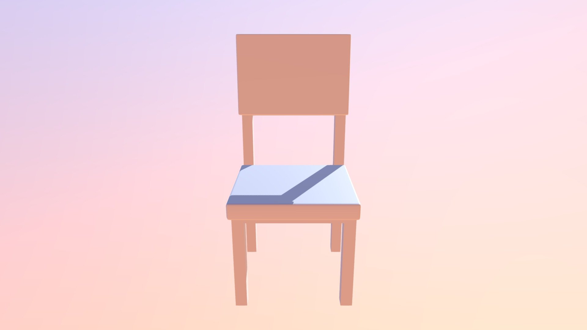 Basic Chair Model - 3D model by CamilleMArtist [d53e97e] - Sketchfab