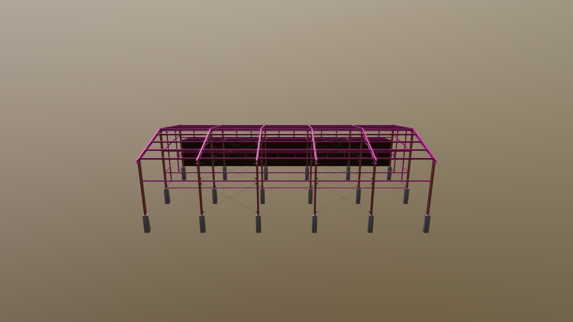 Steel Frame - 3D model by Independent Design House Ltd (@jcidh ...