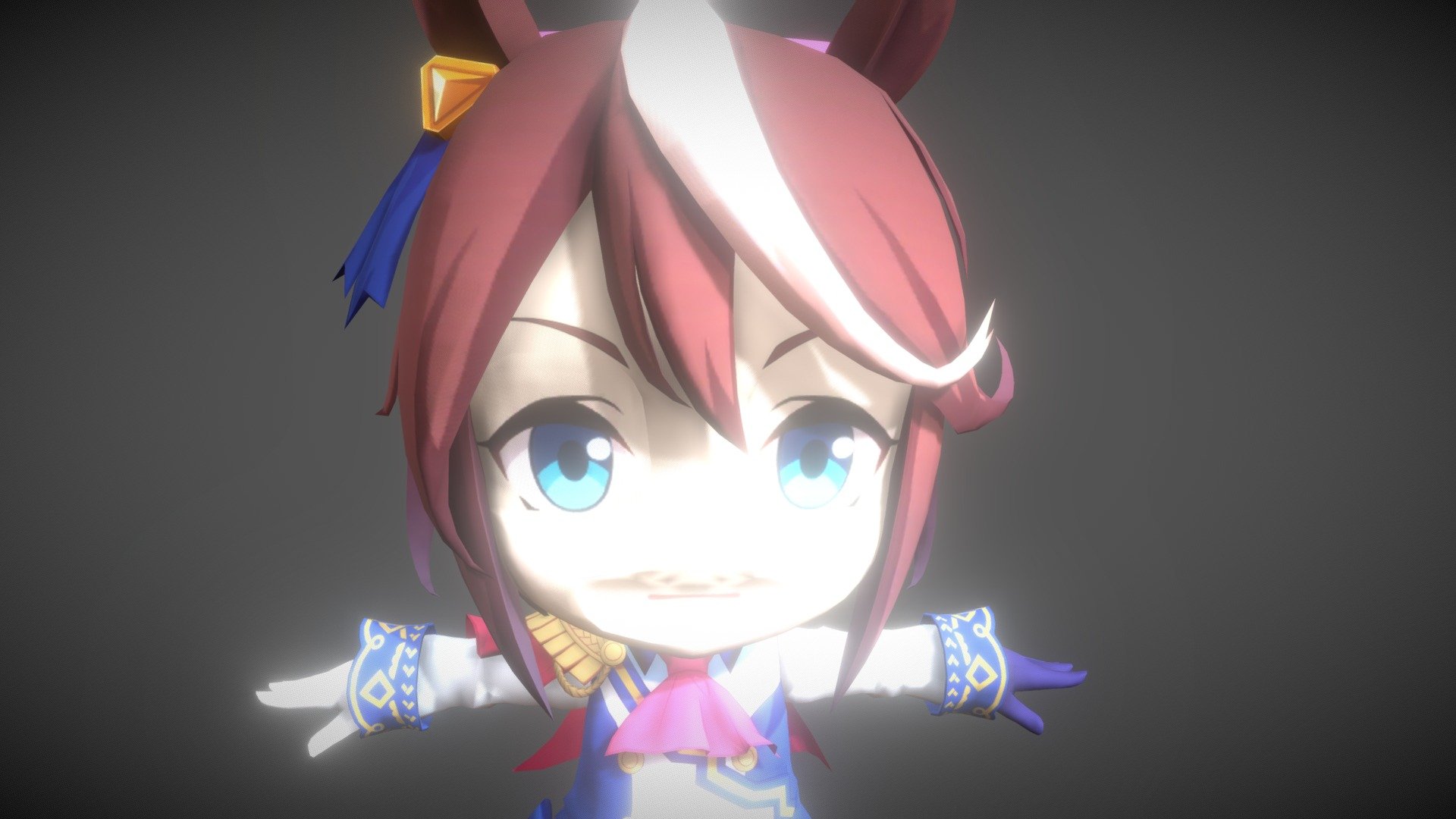 Tokai Teio chibi - Download Free 3D model by photon (that one larry ...
