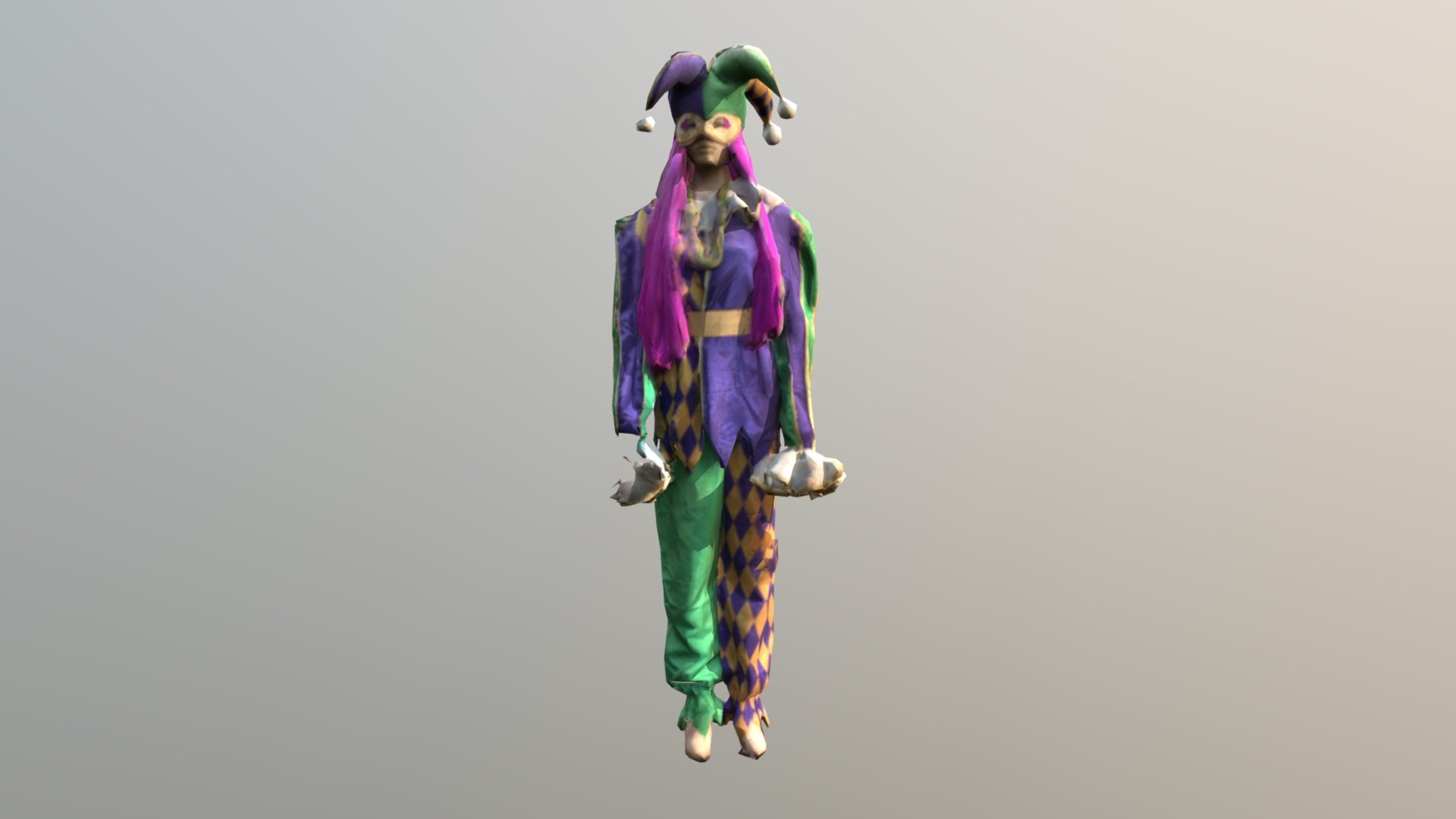 Court Jester (Female) - Download Free 3D model by David Wigforss ...