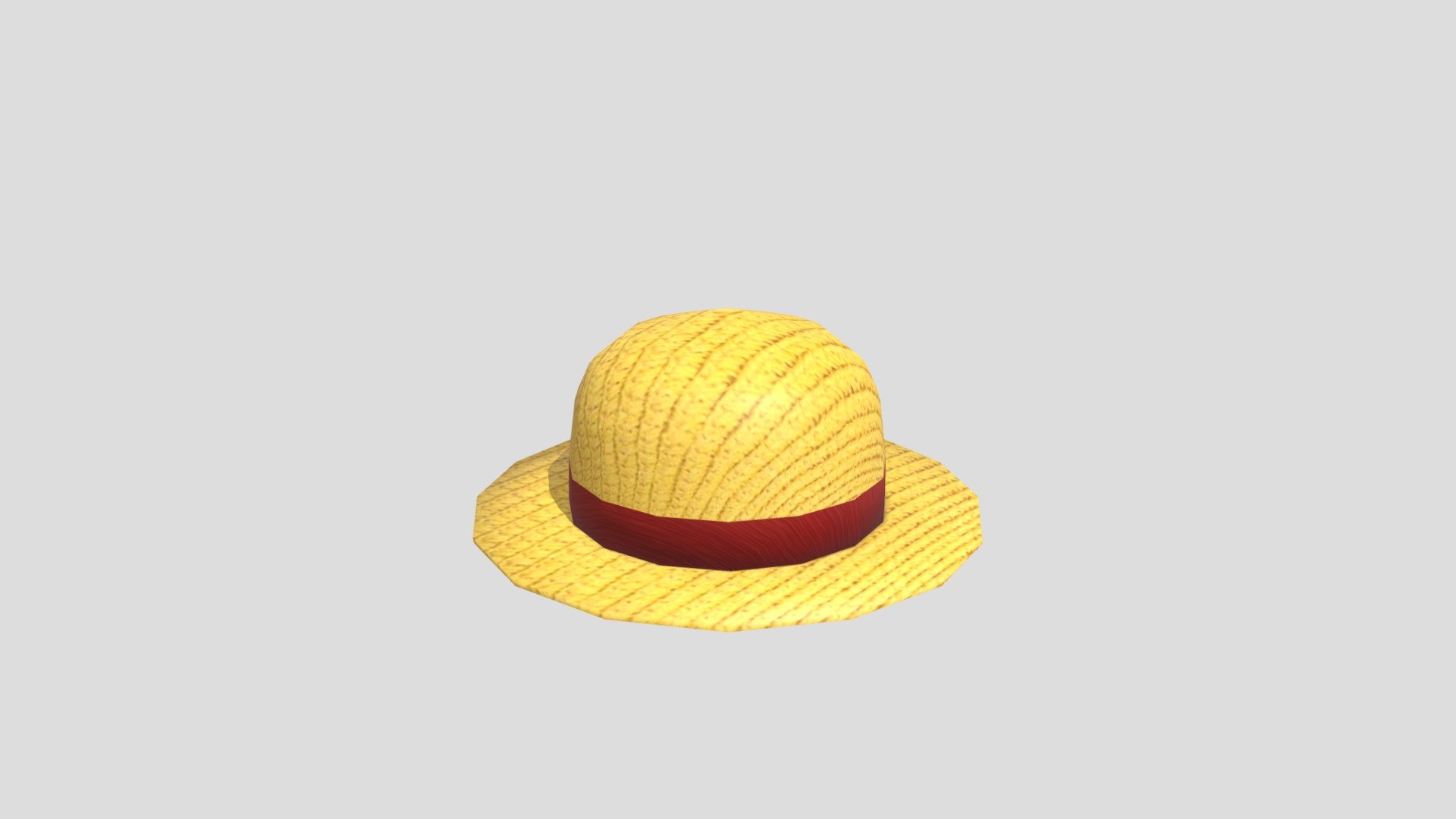 Hat Luffy - Download Free 3D model by Xasanov Amir (@xasanov.amir05 ...