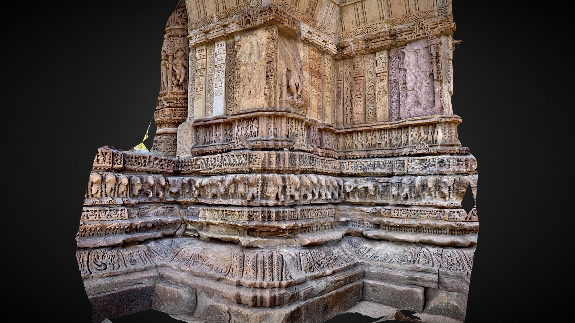 Sun Temple of Modhera, Gujarat. detail - 3D model by Doron Altaratz ...