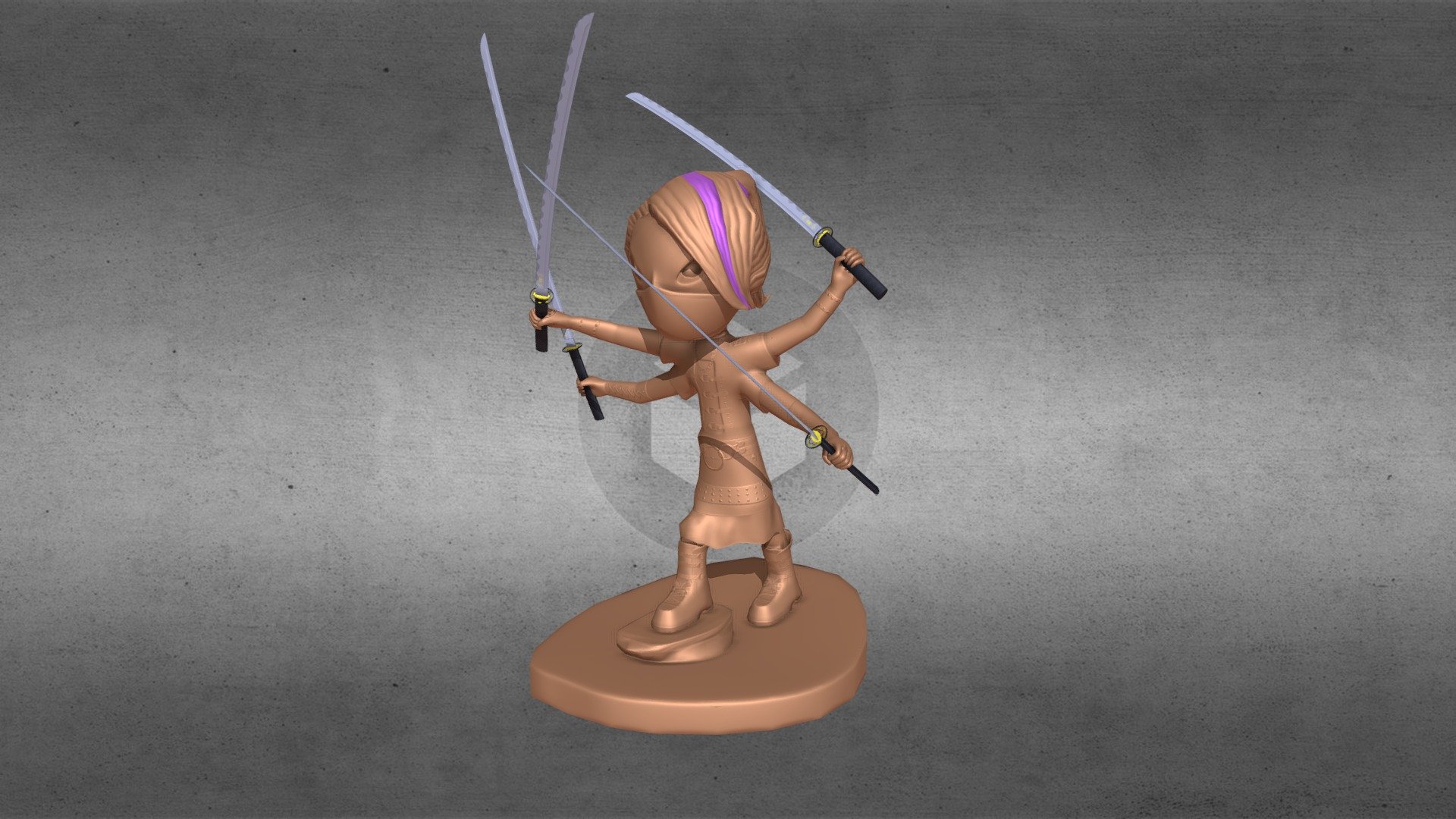 Little Assassin - 3D model by Dyson (@dysonson) [d545fba] - Sketchfab