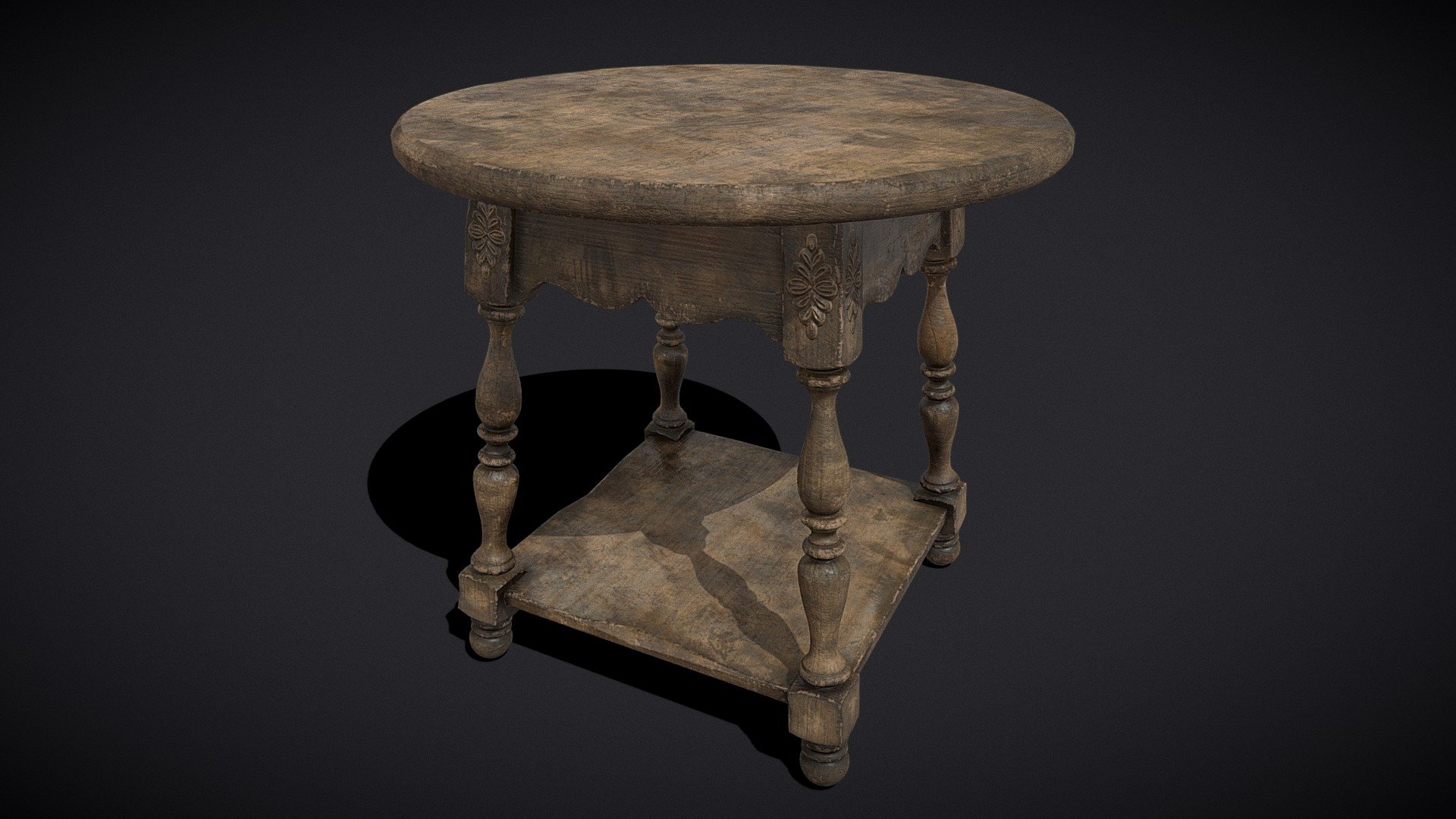 Elegant Round Side Table - Buy Royalty Free 3D model by GetDeadEntertainment [d547ce9 ...