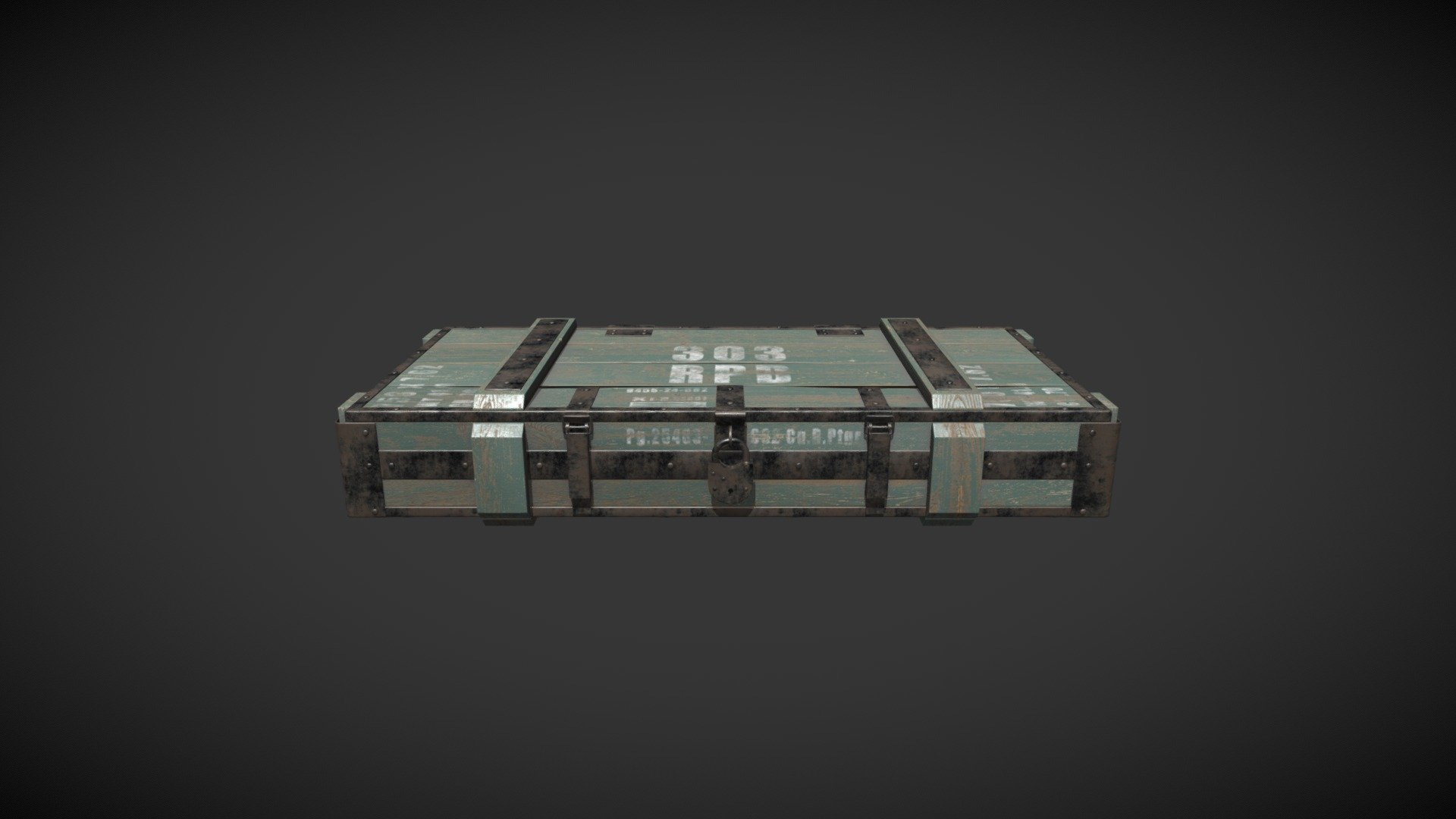 Wooden Weapon Case PBR Game Ready - 3D model by artem290993 [d548c2b ...