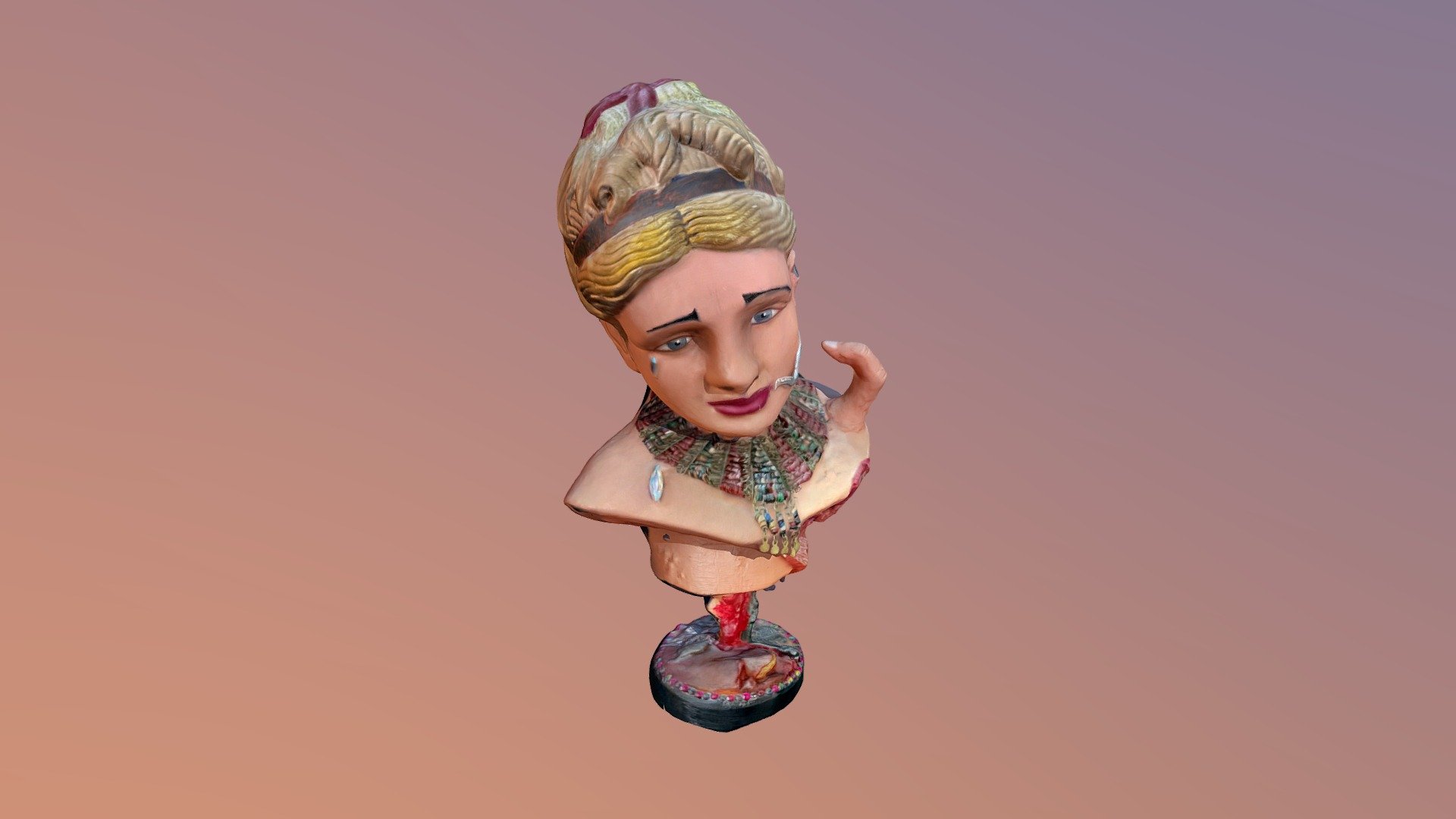 Surreal Woman Head - 3D model by SurWdB [d54b4c1] - Sketchfab