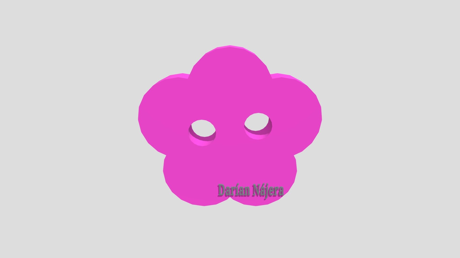 Flower Button - 3D model by dariannajera148 [d54be59] - Sketchfab