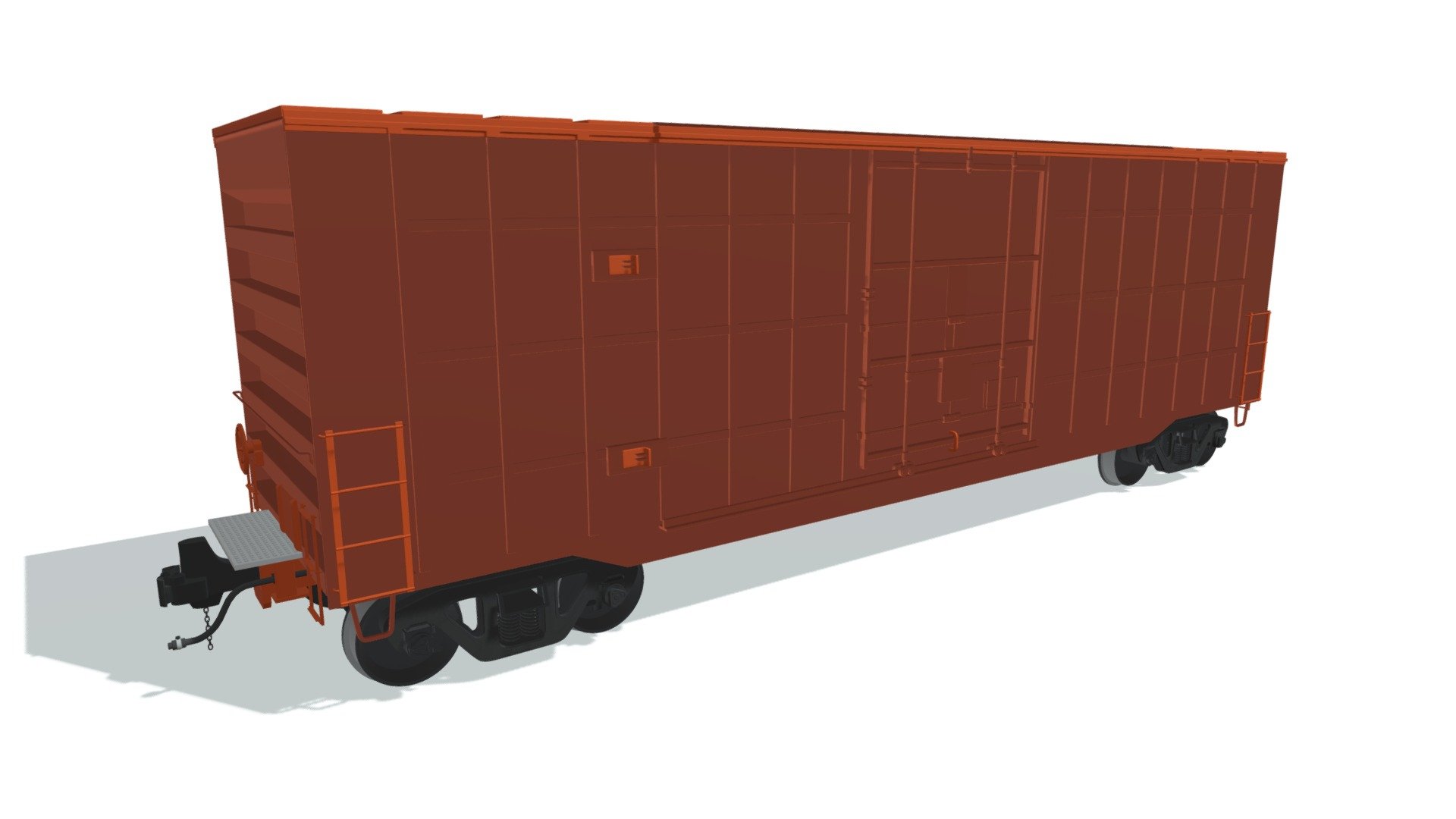 Boxcar Railroad Box Car - Buy Royalty Free 3D model by 3DHorse [d54d2fc ...