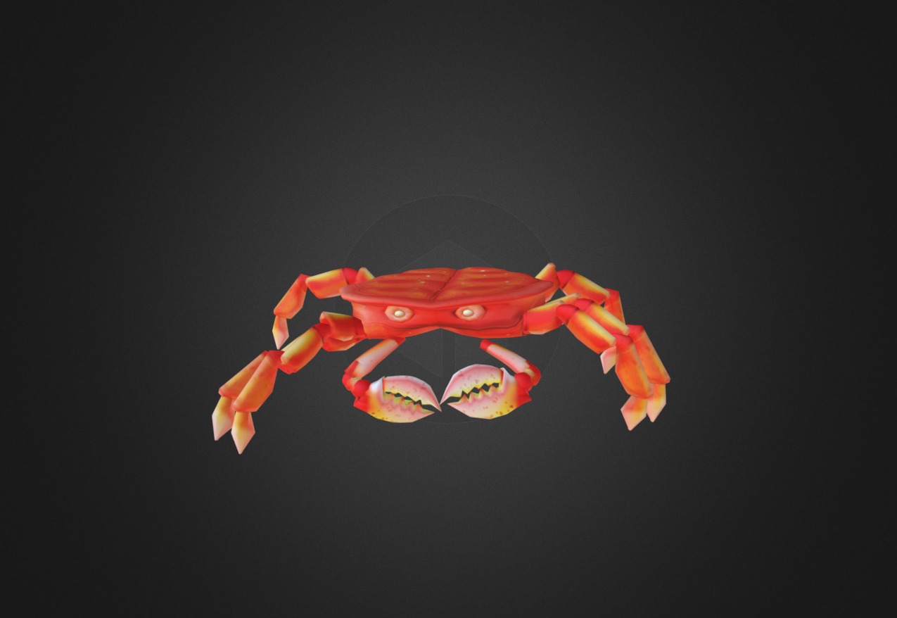 Crab Animation - 3D model by laur2000ad [d54d783] - Sketchfab