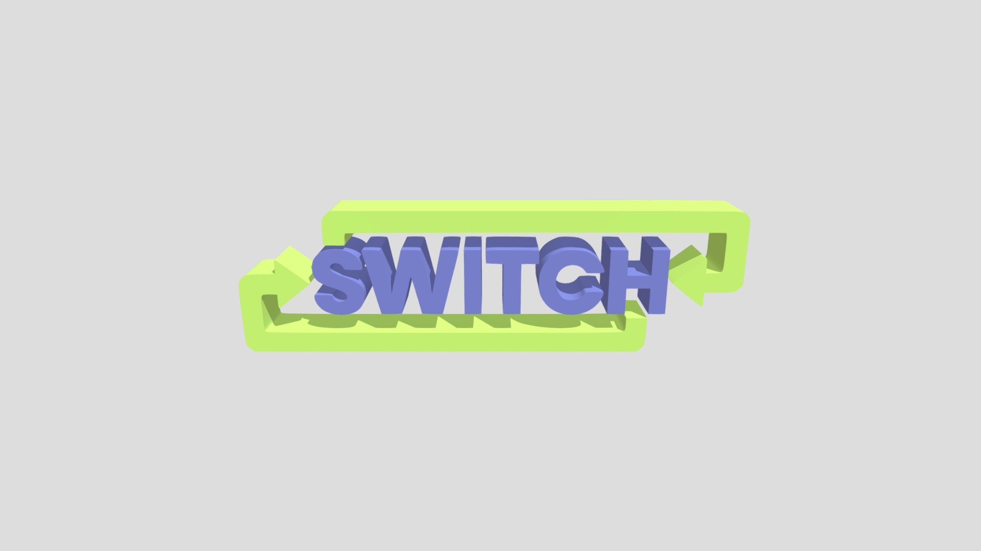 SWITCH LOGO - Download Free 3D model by Luis.Graterol [d54d785] - Sketchfab