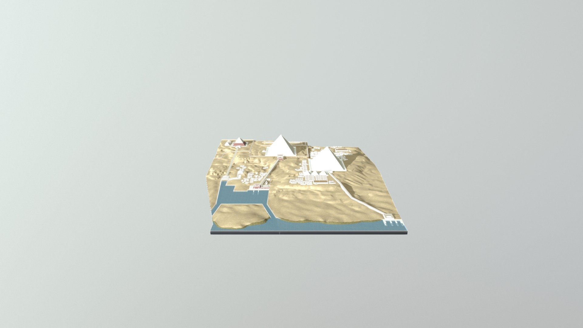 Giza - 3D model by Krazykatt [d54dc25] - Sketchfab