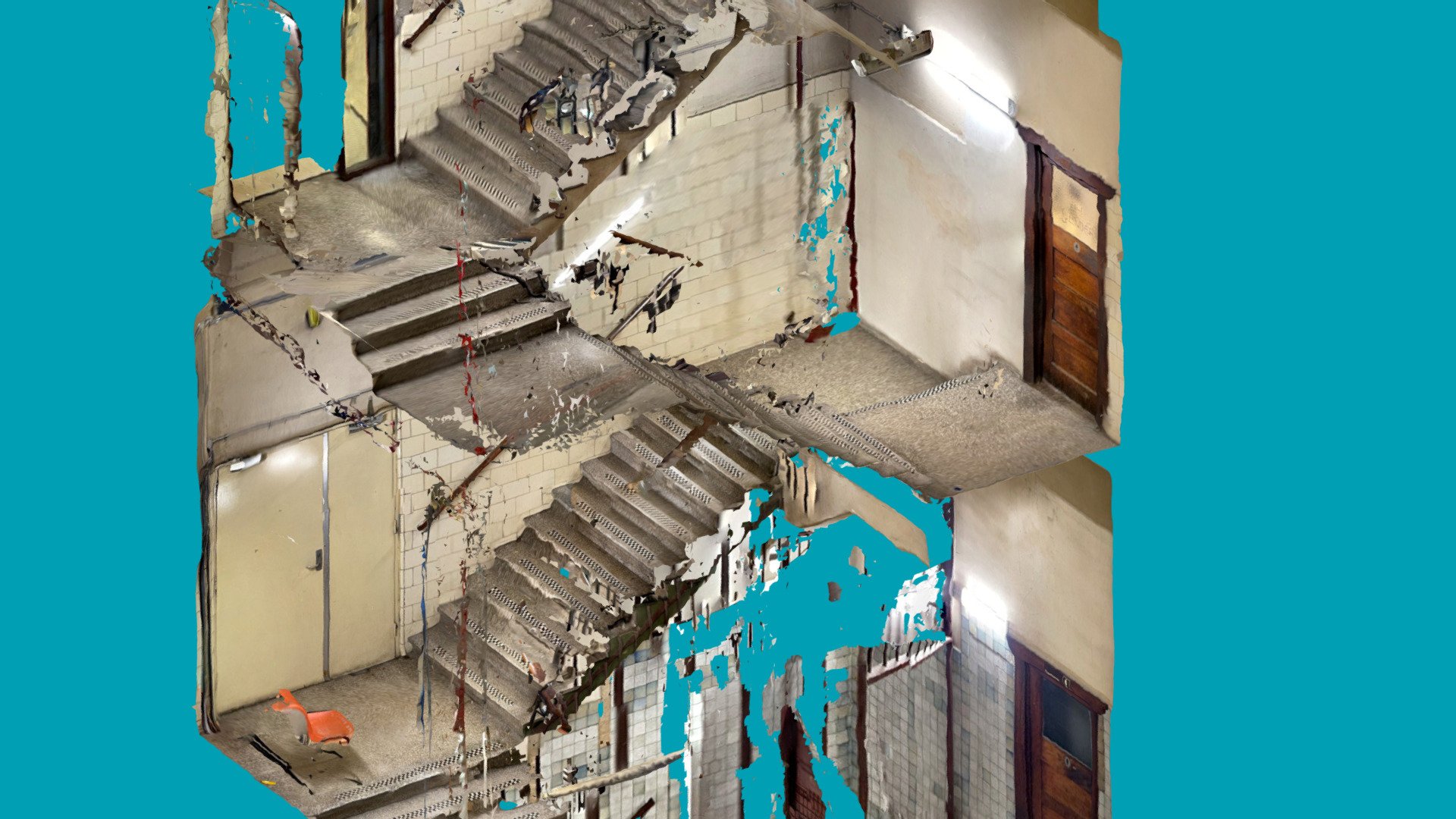 nicholson building fire escape - Download Free 3D model by Eric.Jong ...