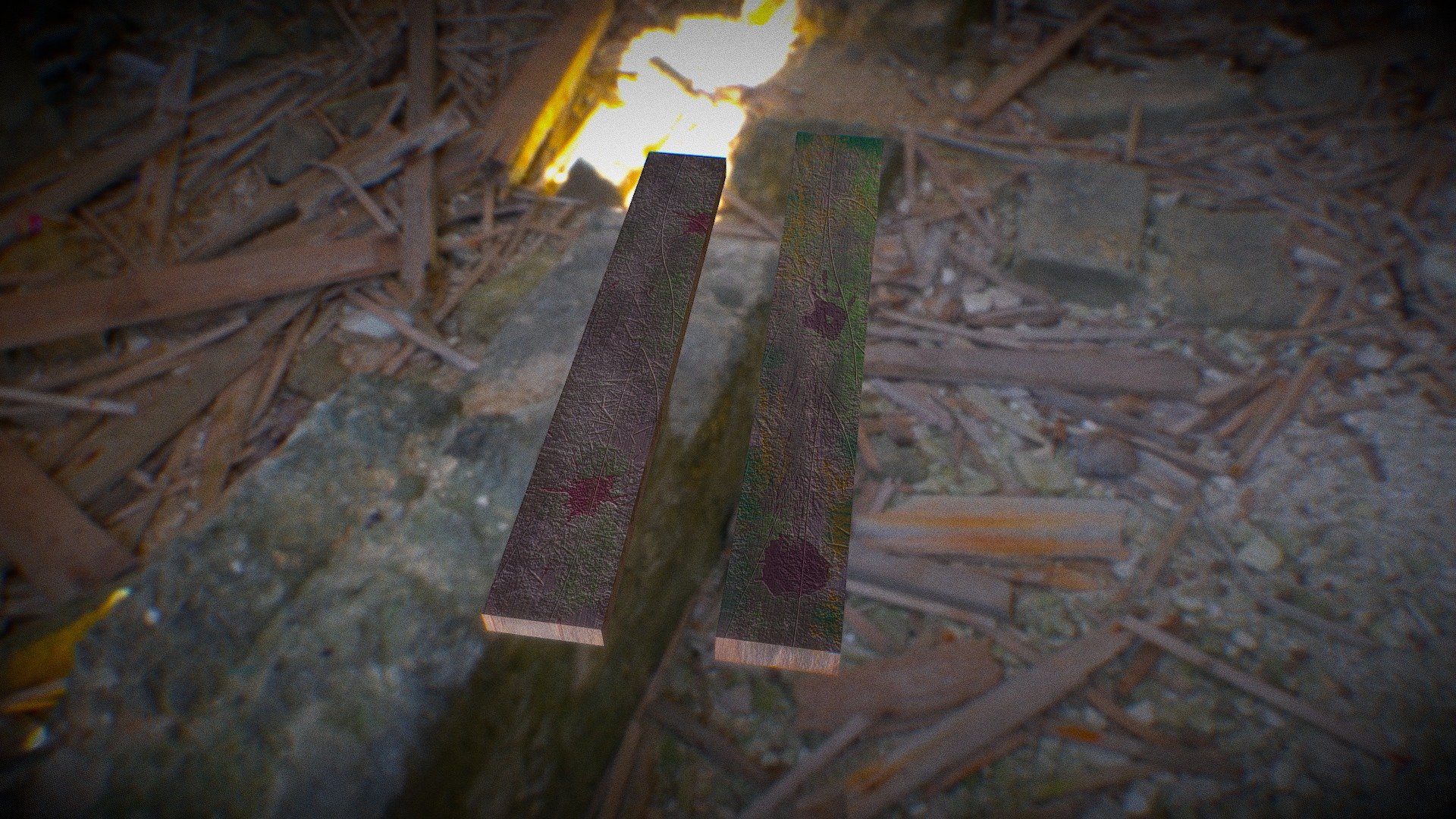 Old Bloody Wood Planks - Download Free 3D model by DavisCaveArt3d ...