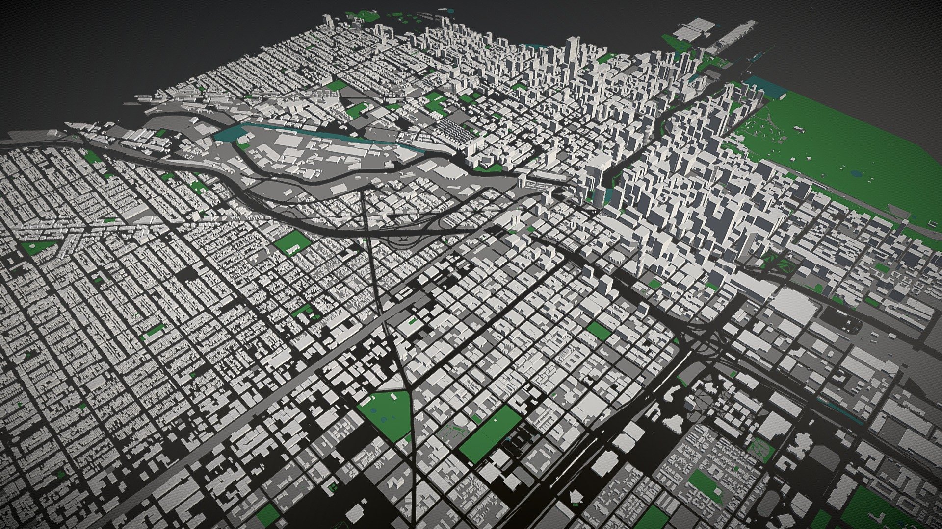 Chicago USA - Mass buildings - Buy Royalty Free 3D model by Jinda ...