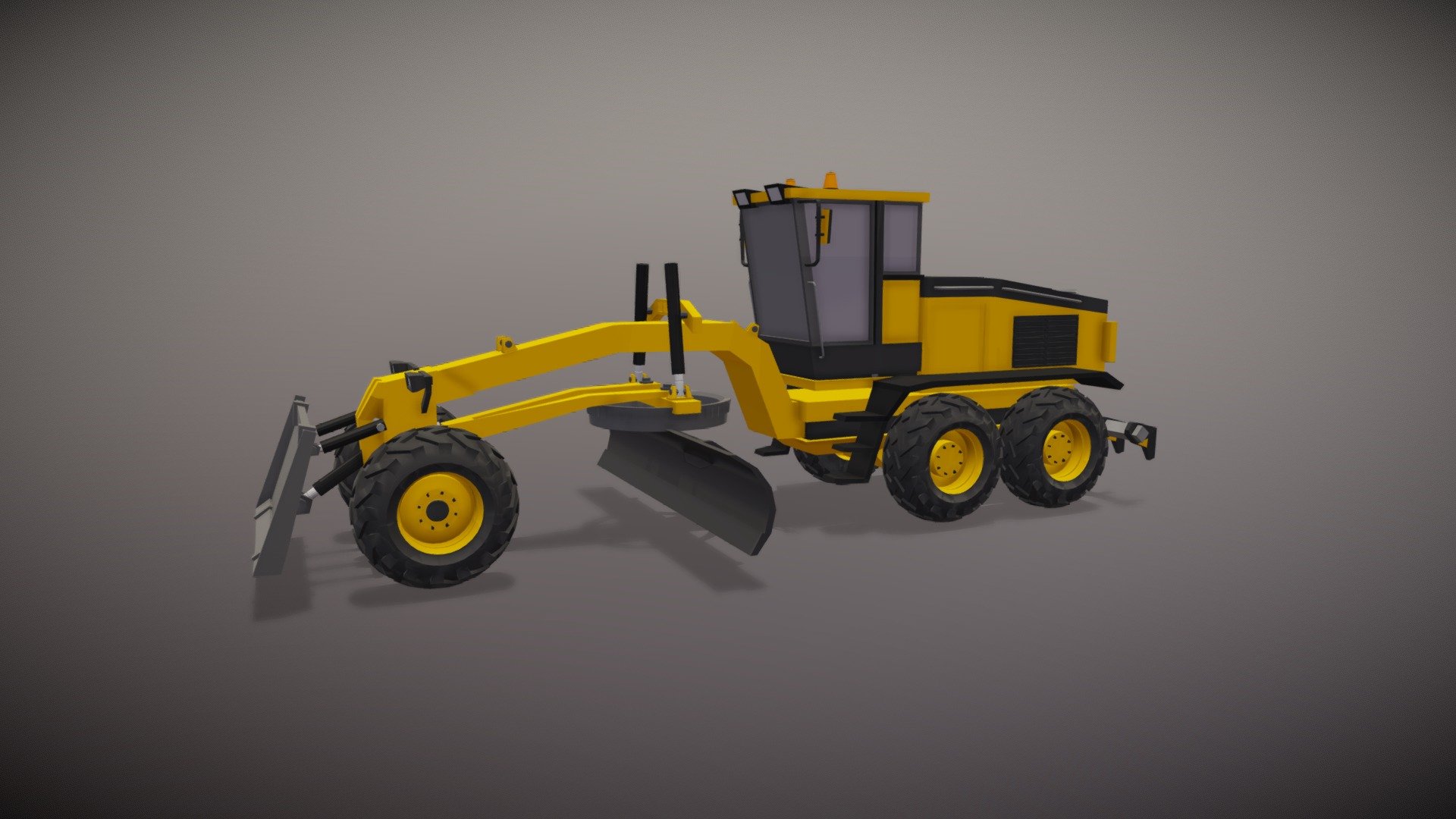 RoadGrader - 3D model by Klimuk Sergey (@uncle.mid) [d552da9] - Sketchfab