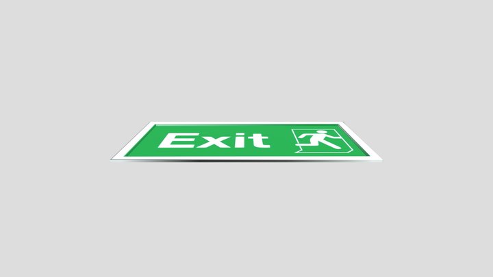 Exit 3D models - Sketchfab