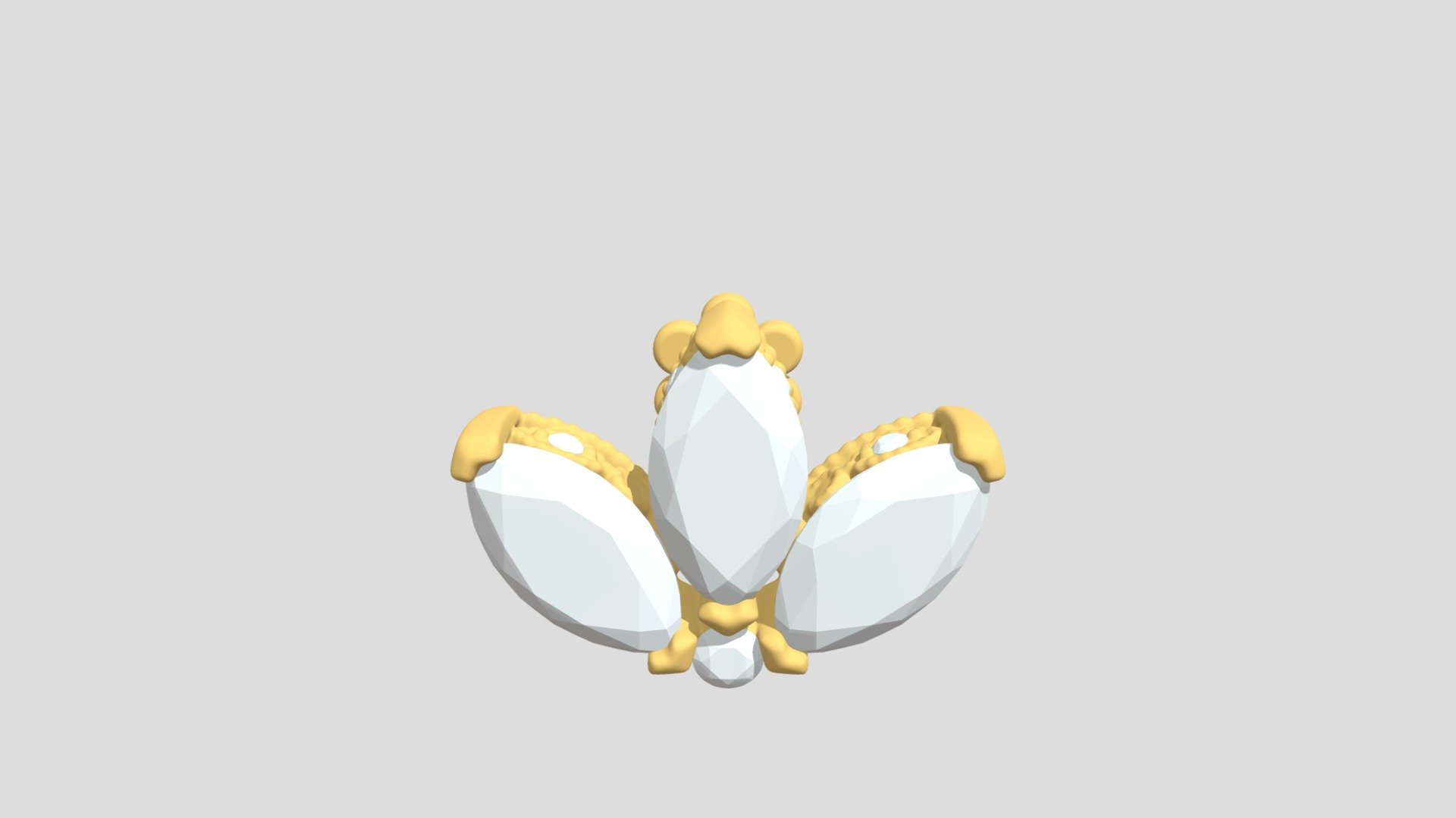 Lotus Engraved Spin 65mm Post Length Removed key - 3D model by ...