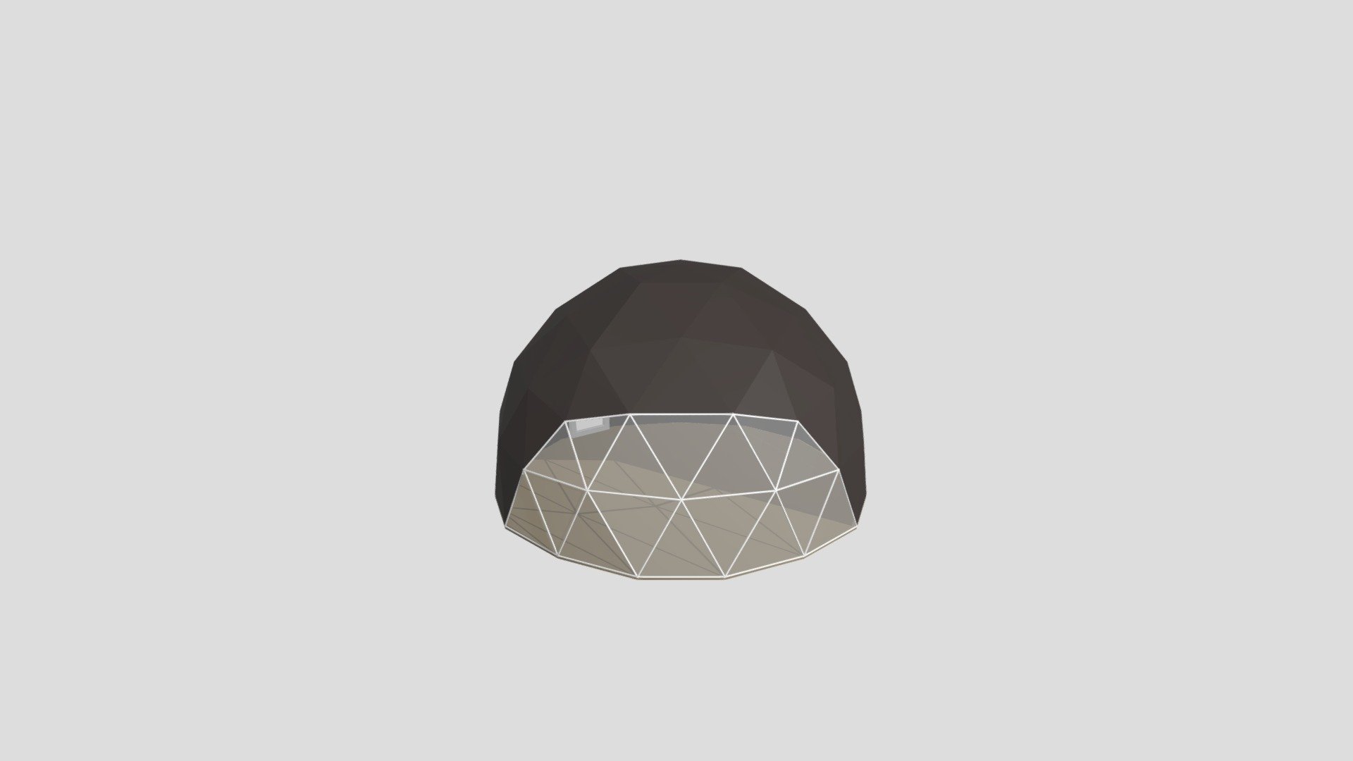 Geodome 7_Taupe - 3D model by harmonydomes [d5580e2] - Sketchfab
