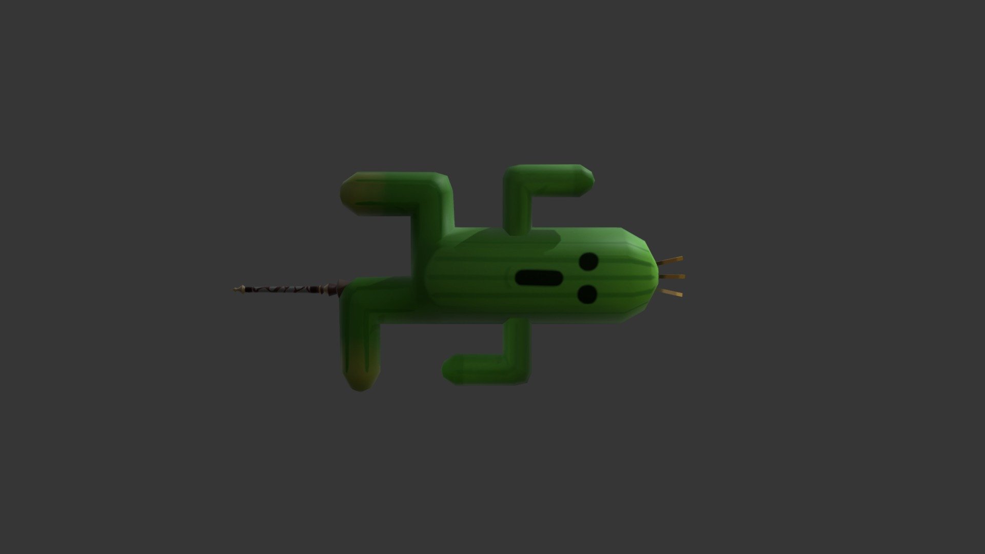 Cactus Sword - 3D model by Shiba Fu (@kidom22771935) [d558427] - Sketchfab