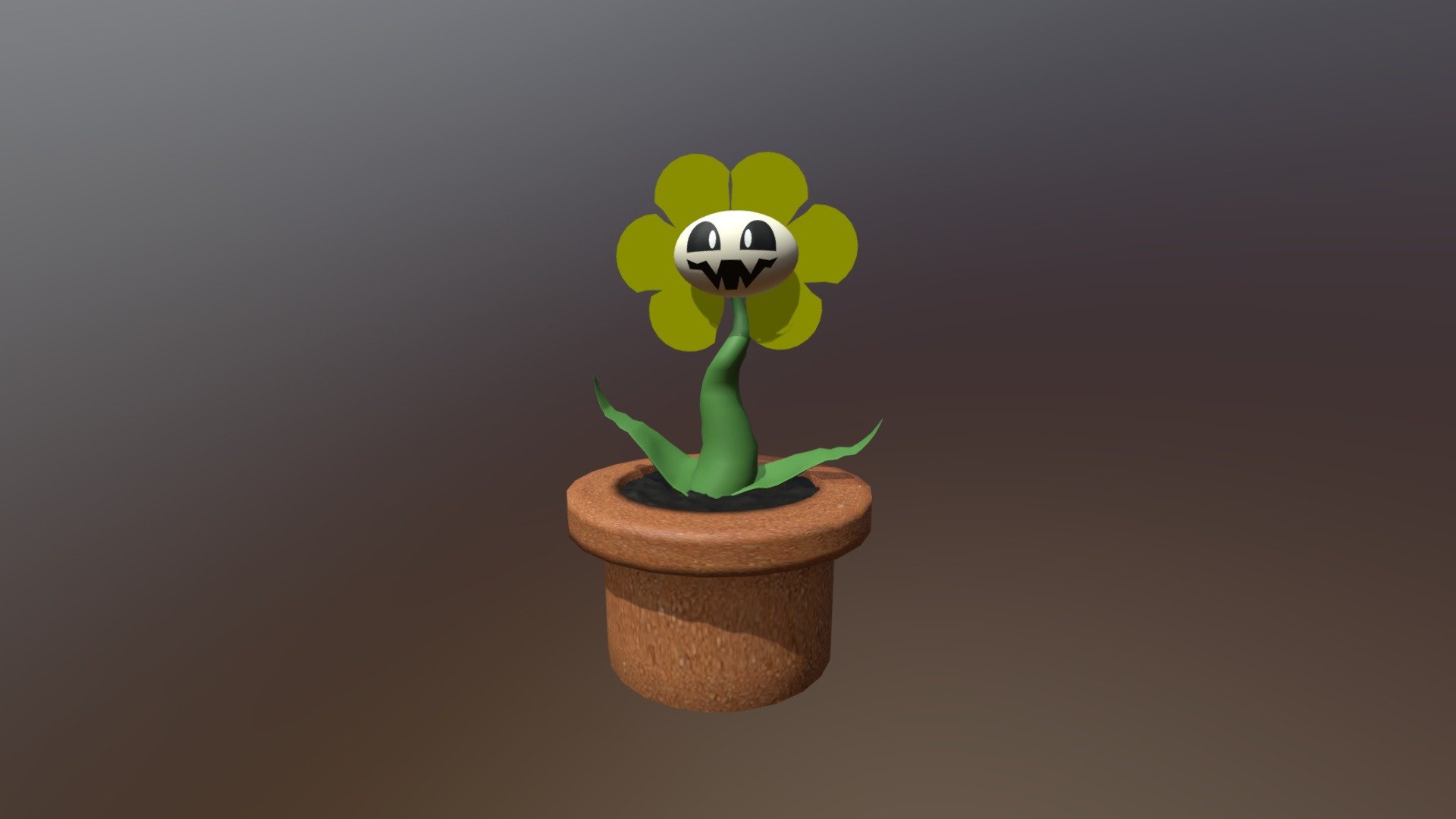 Flowey - 3D model by QuirkyCorgi (@morgandrea93) [d5588fa] - Sketchfab