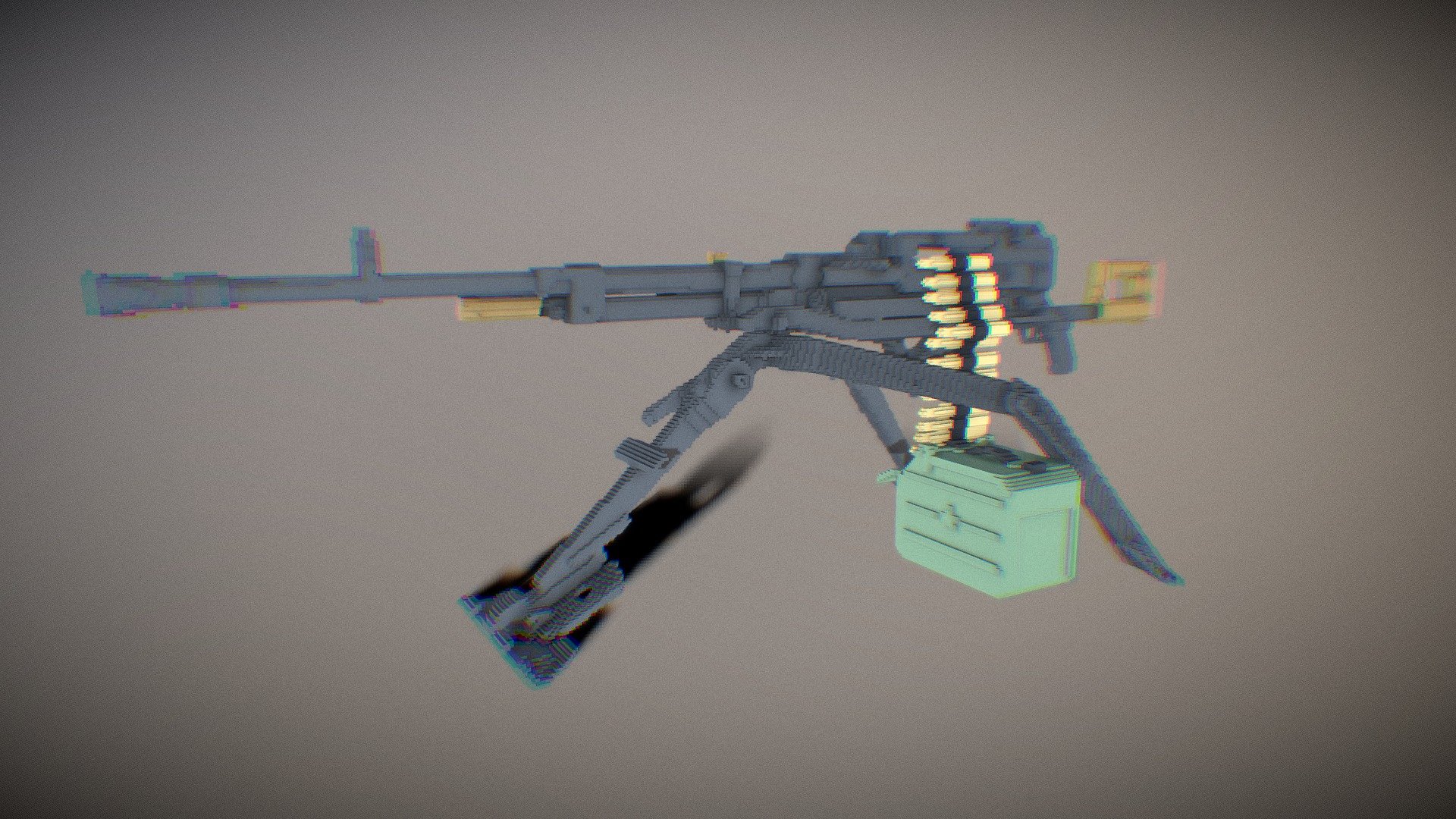 nsv Никитина-Соколова-Волкова | "utyos" .50 cal - 3D model by rejante ...